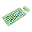 Mofii Sweet Keyboard Mouse Combo, Colored Cute Keyboard,2.4G Wireless ...