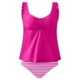 PRINxy Womens Swimsuit Set Fashion Tie Detail Tankini Comfort Fabric ...