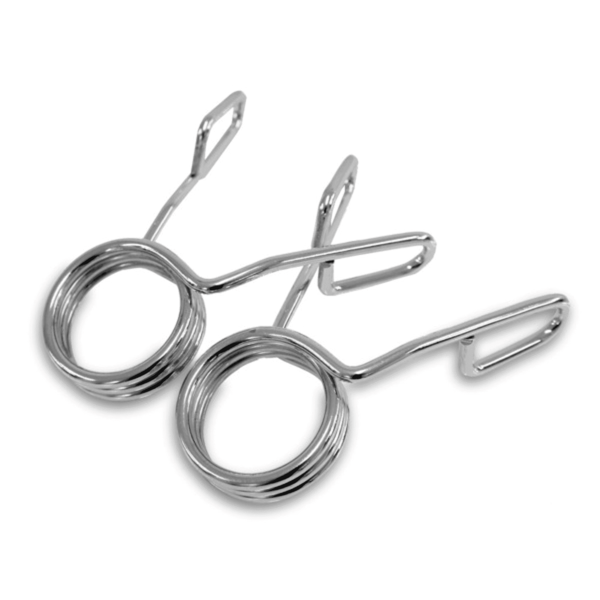 PRISP Olympic Spring Collar Clips - Pair of 2-inch Barbell Clamps ...