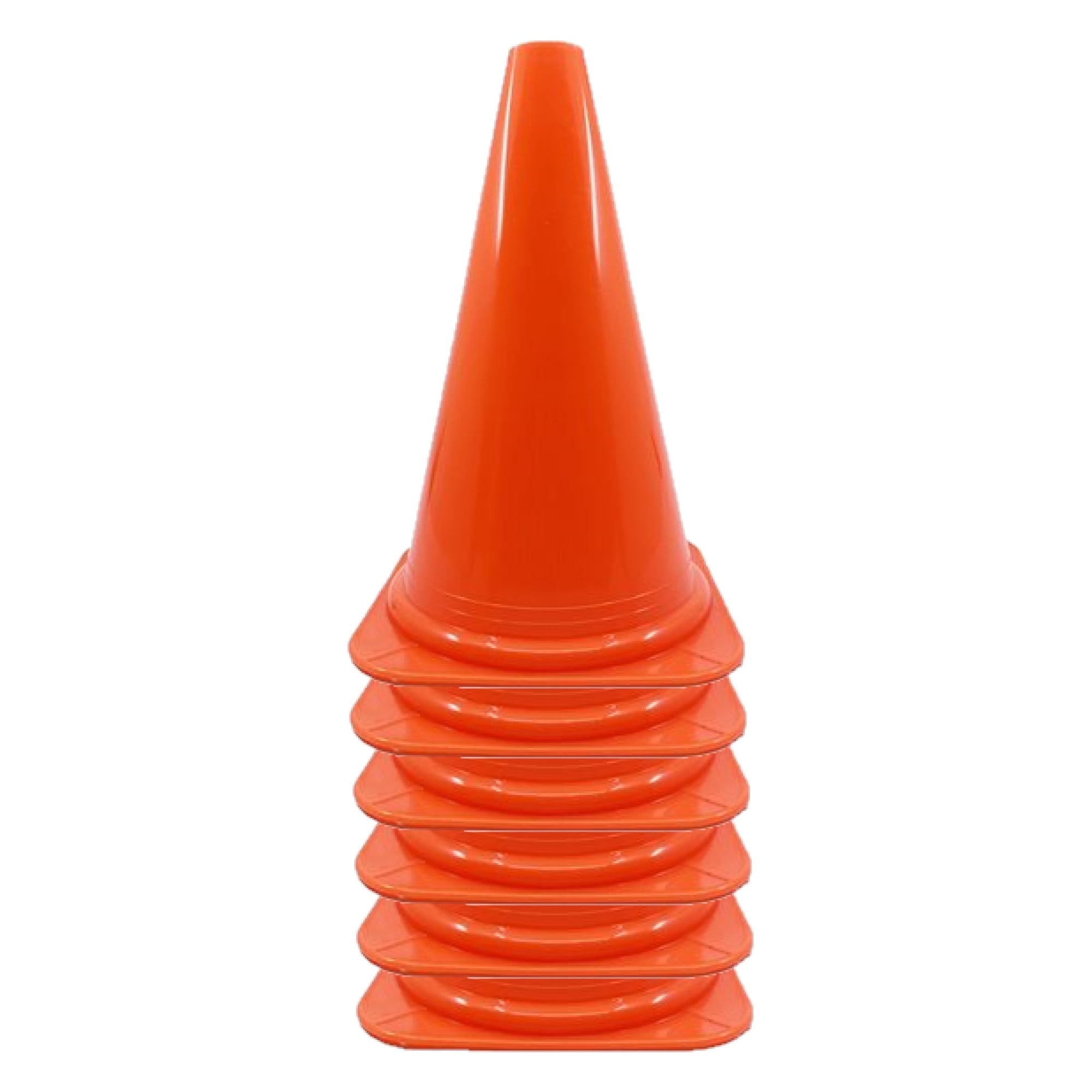 PRISP Vinyl Multi Purpose Cone - Light Indoor and Outdoor Marker, Set ...