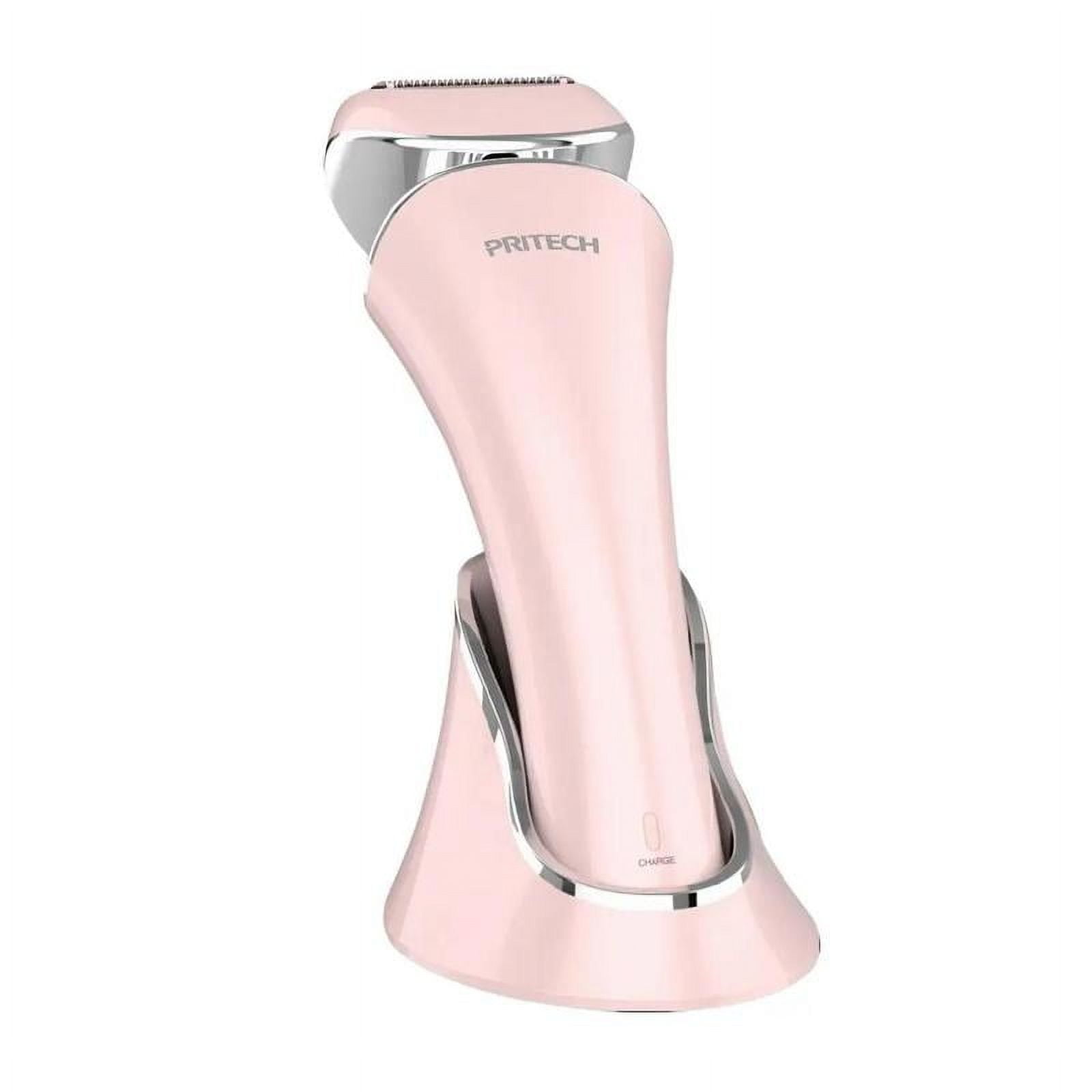 PRITECH Electric Shaver for Women Rechargeable 3 in 1 Blades Wet & Dry ...