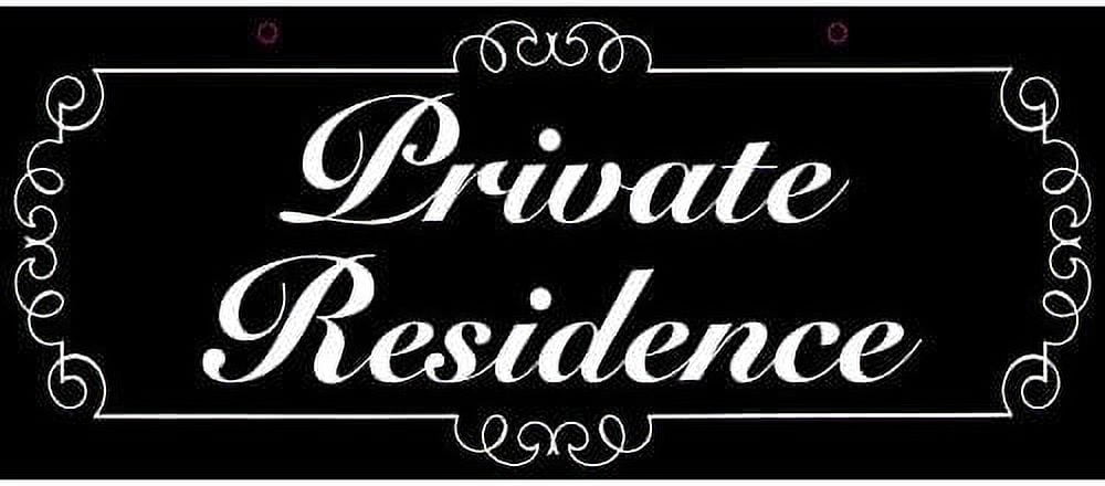 PRIVATE RESIDENCE SIGN - Walmart.com