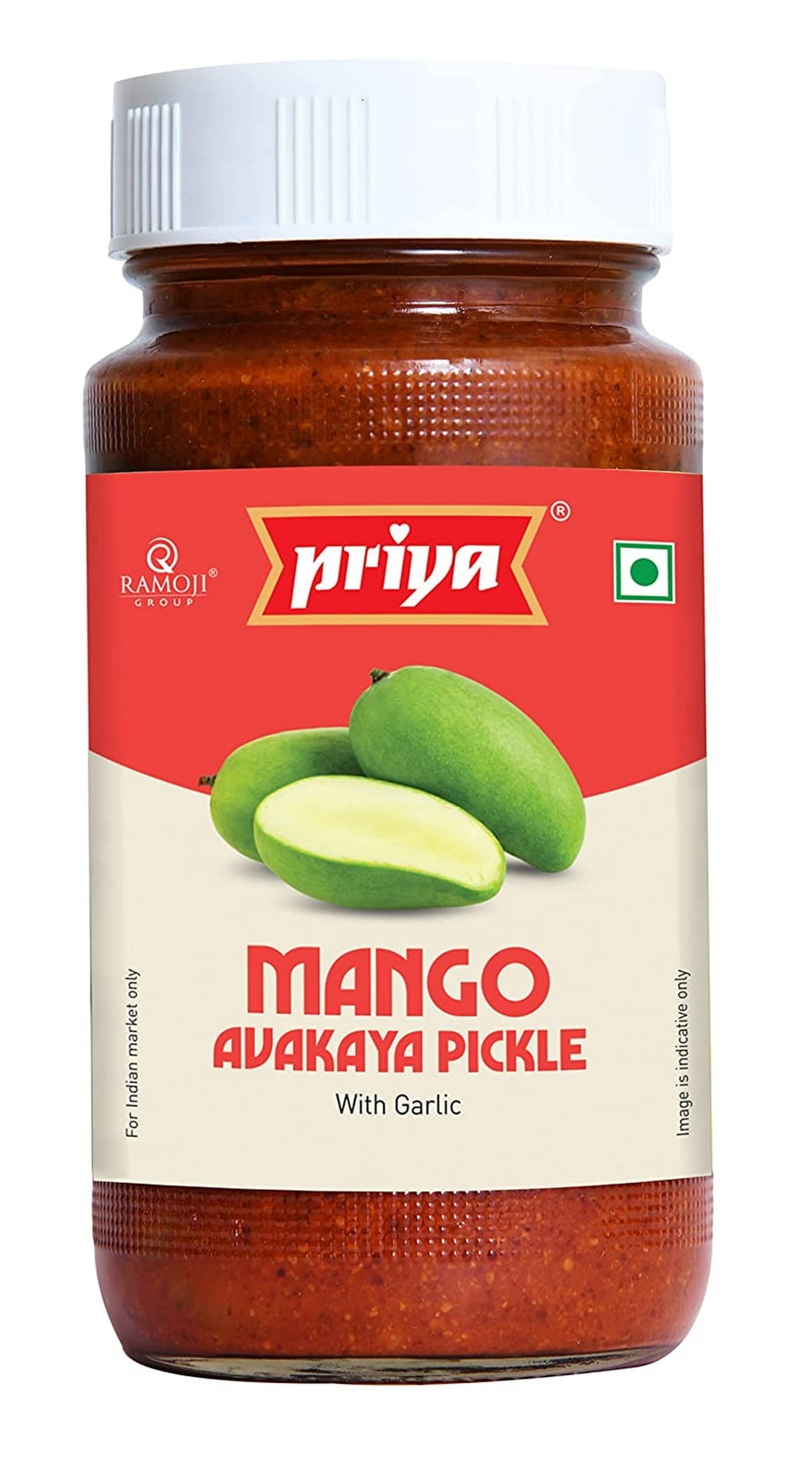 Priya Mango Avakaya Ginger Pickle with Garlic, 300 Grams - Walmart.com