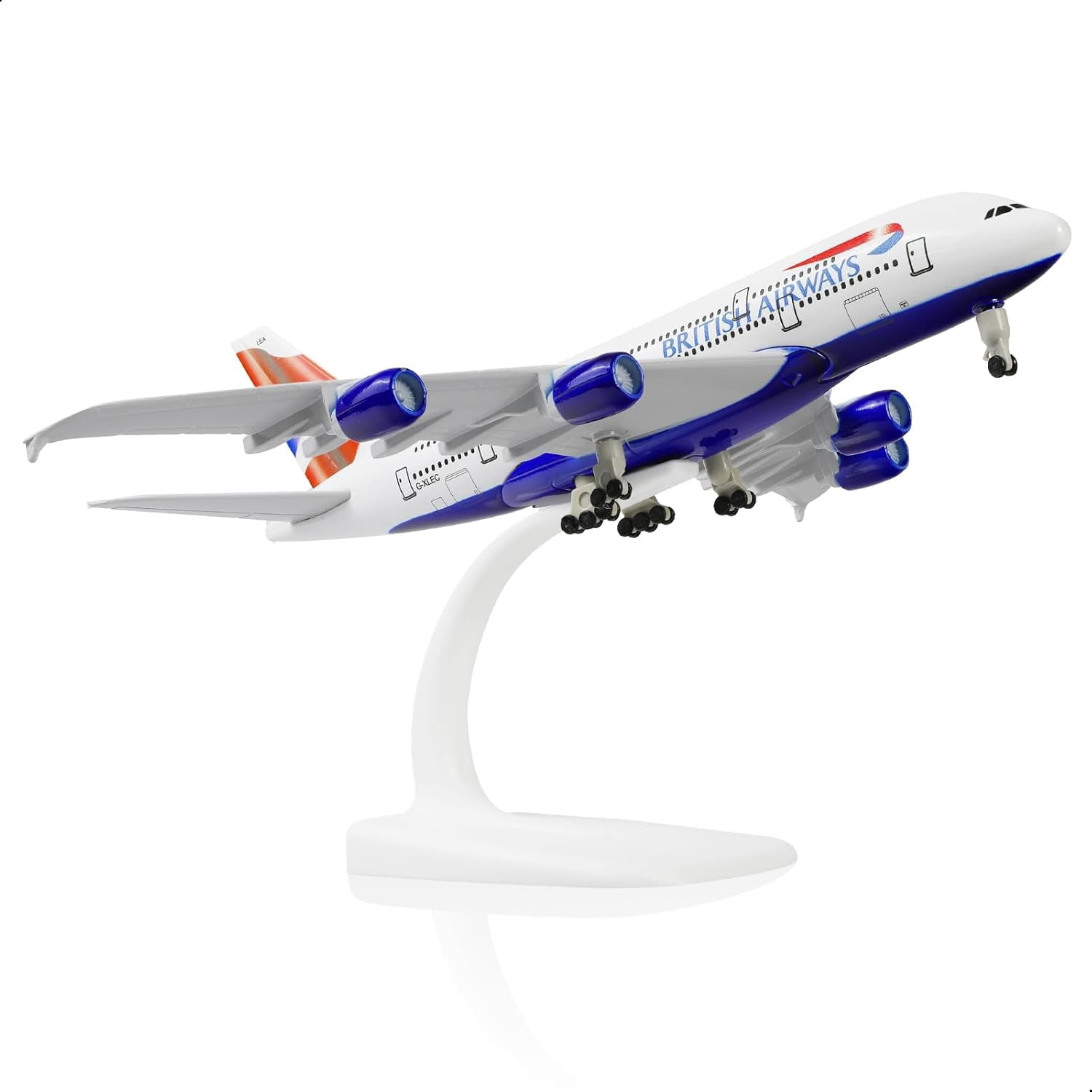 PRIYAL A380 1/300 ANA Orange Turtle Metal Diecast Airplane Model Airbus ...