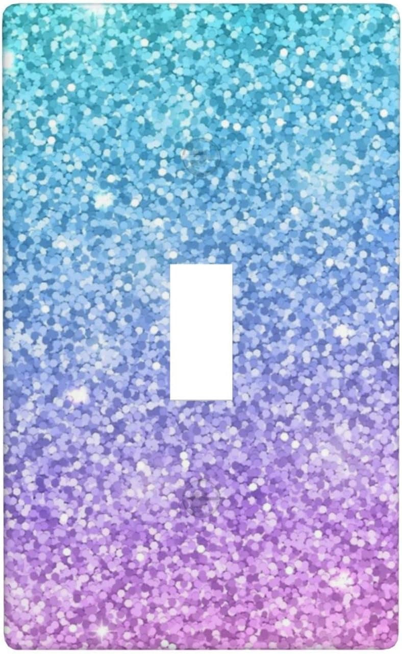 PRIYAL Blue Butterfly Light Switch Cover Wall Plate, Butterflies Single ...