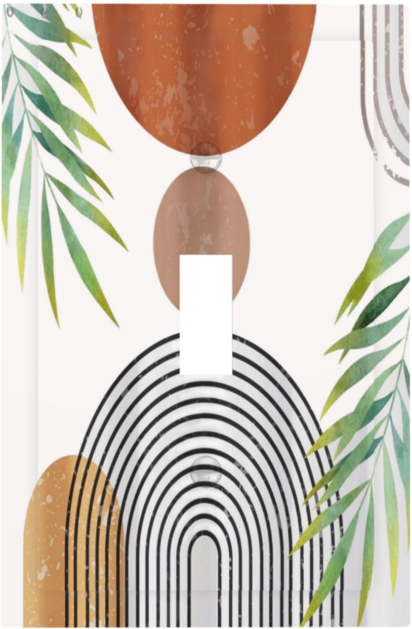 PRIYAL Boho Decor Mid Century Modern Spring Decorative Single Toggle ...