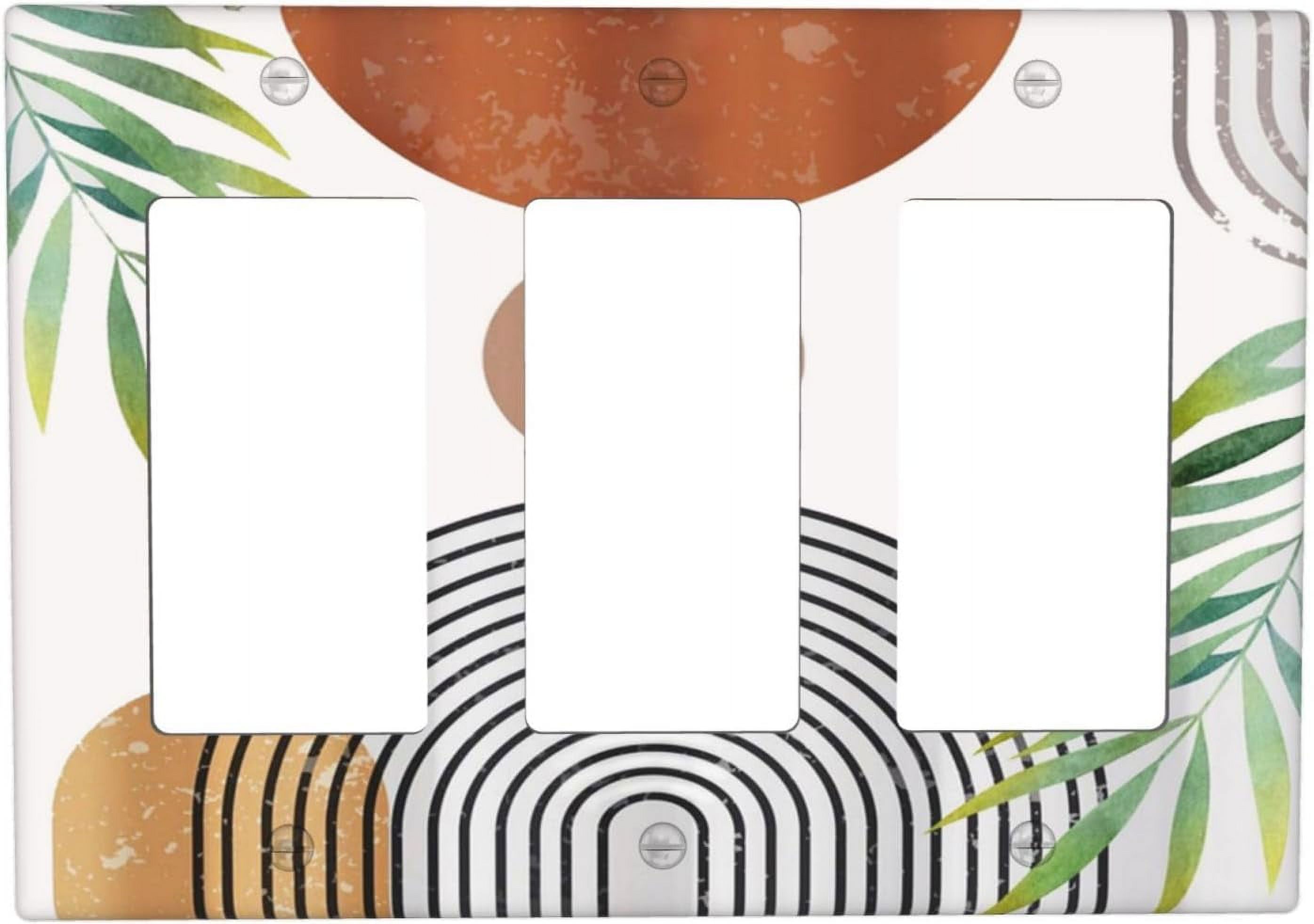 PRIYAL Boho Decor Mid Century Modern Spring Decorative Triple Rocker ...