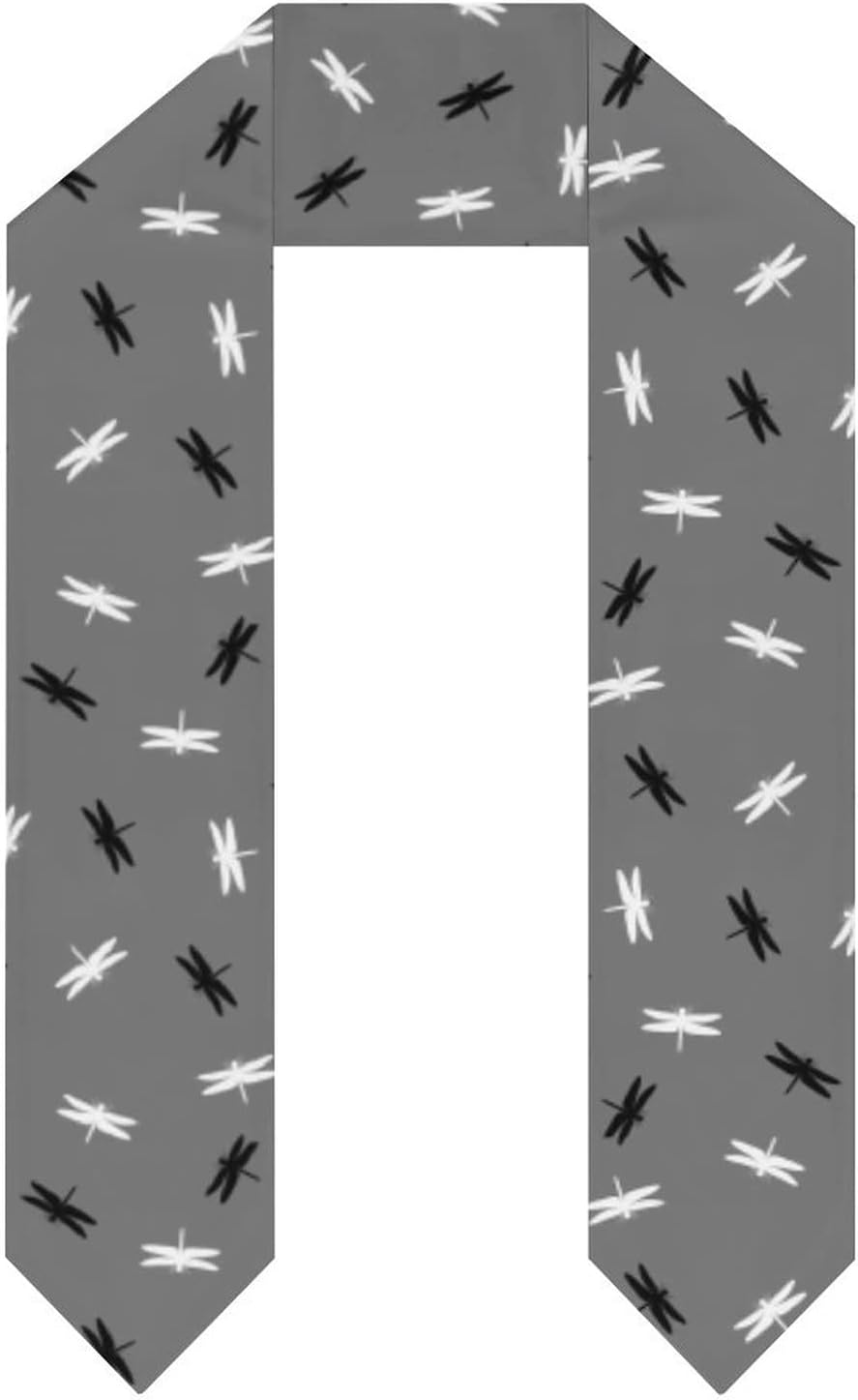 PRIYAL Dragonfly Art Pattern Graduation Shawl Print Stoles Graduate ...