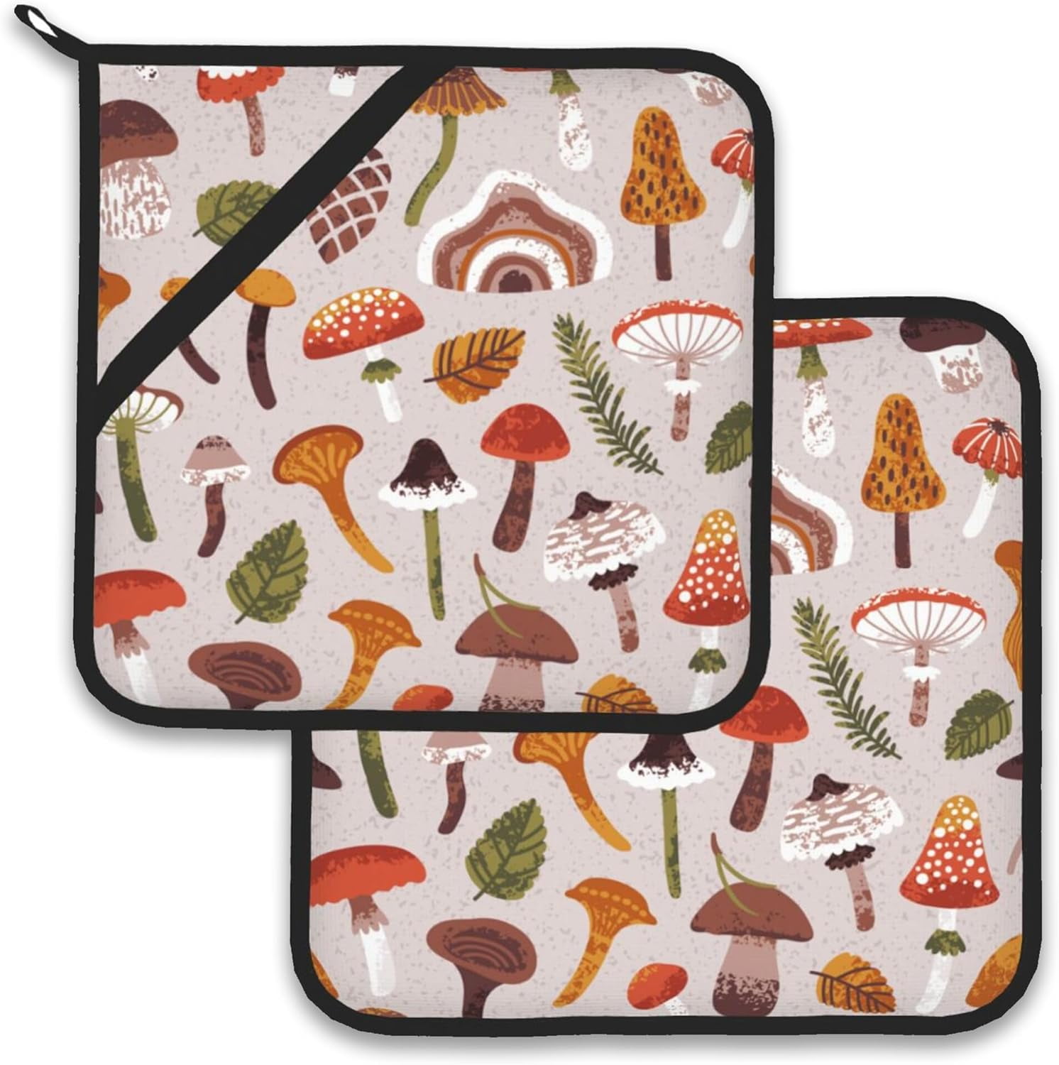 PRIYAL Retro Groovy Flower Bee Honeycomb Pot Holder Set of 2,Heat ...