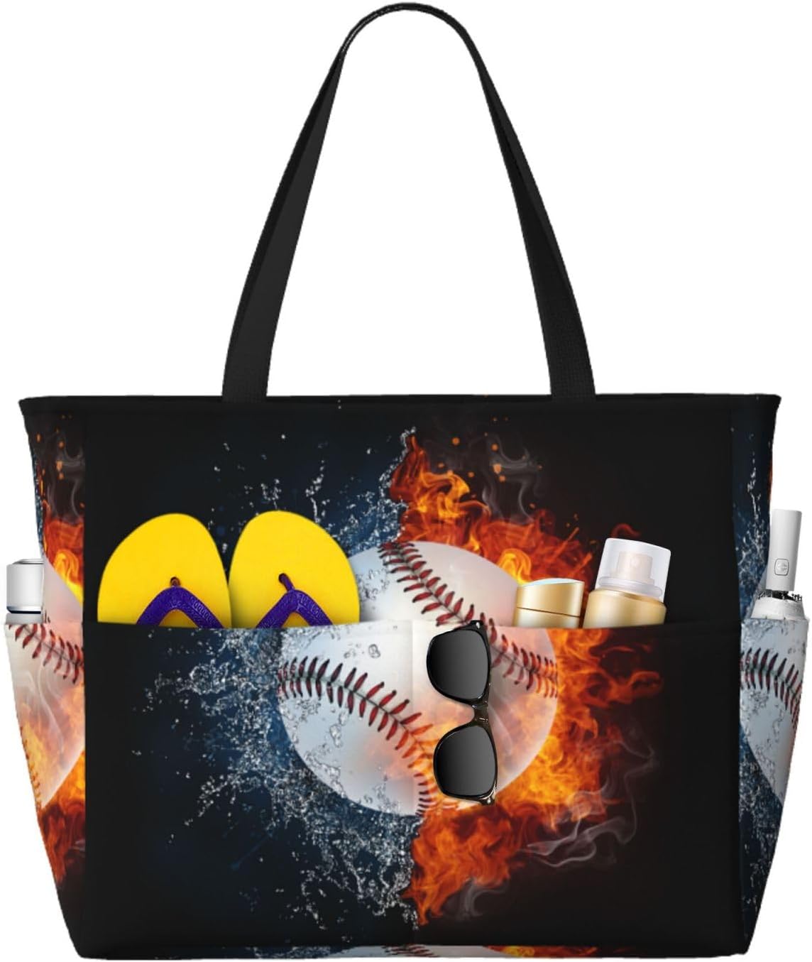 PRIYAL Waterproof Beach Tote Pool Bags for Women Ladies Extra Large Gym ...