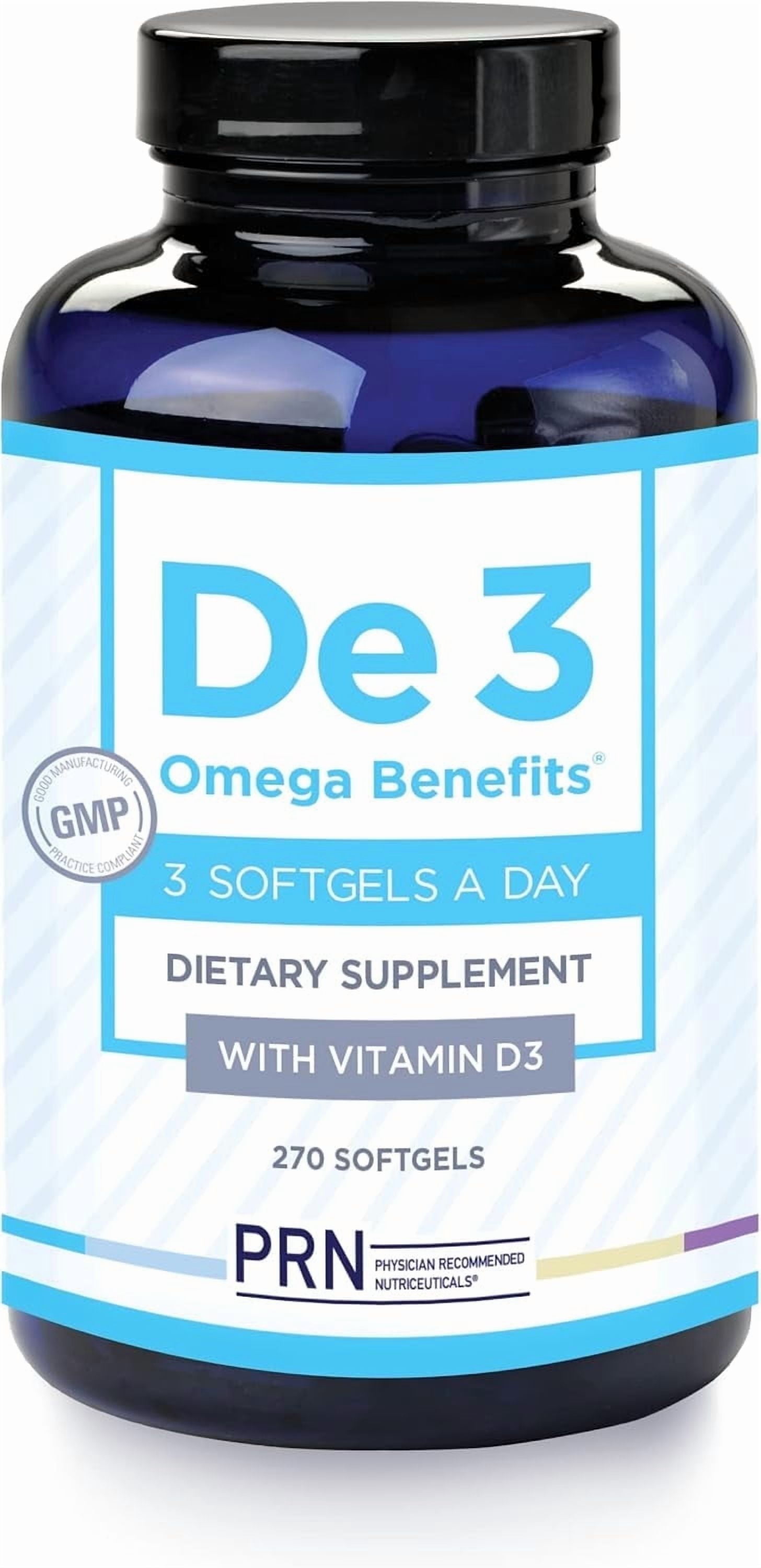 PRN, De3 Dry Eye Ultra Pure rTG Omega 3, Burpless, 2240mg EPA & DHA, 3 ...