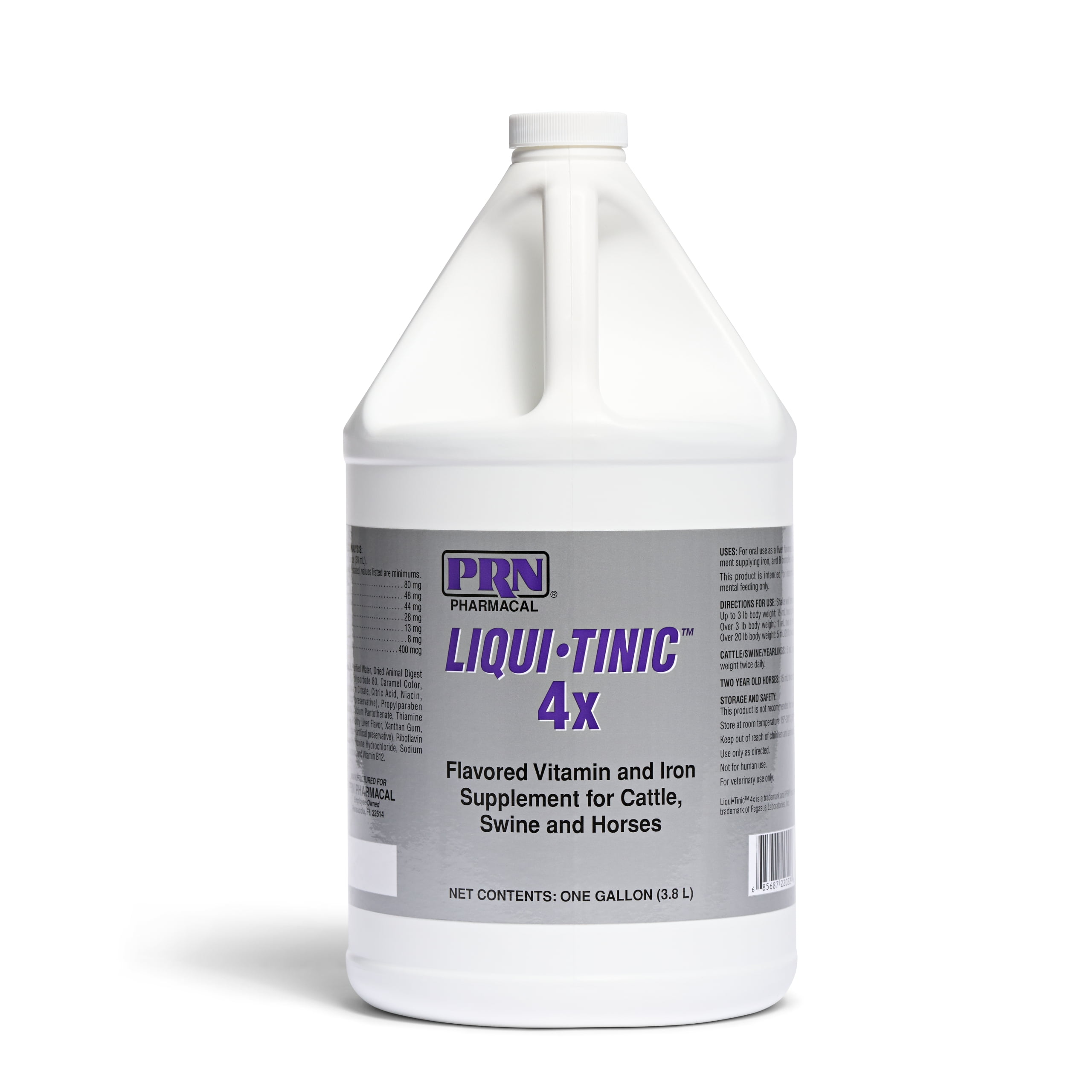 PRN Pharmacal Liqui-Tinic 4X - Iron & Vitamins Supplement for Pets ...