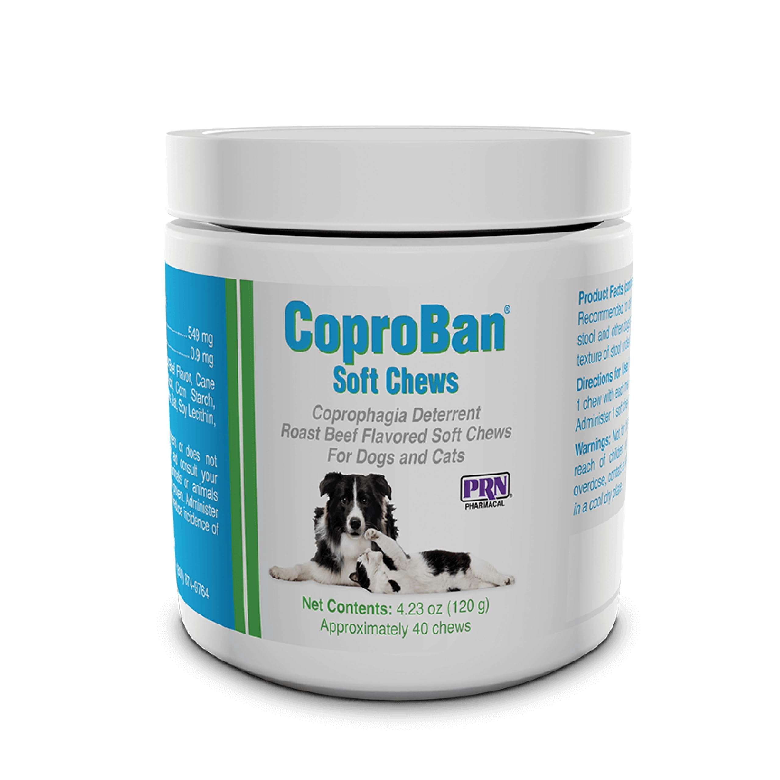 PRN Pharmacal CoproBan Anti-Coprophagia DHF10 Soft Chews, Roast Beef ...