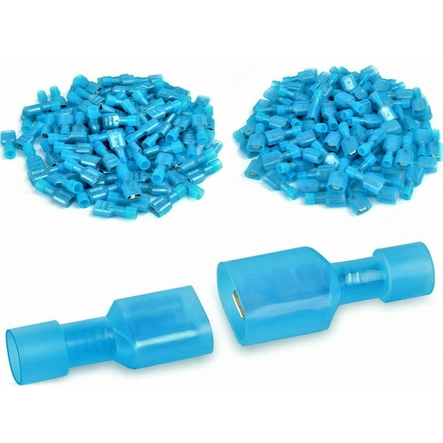 PRO 200Pcs Male & Female Insulated Spade Wire Crimp Terminal Cable ...