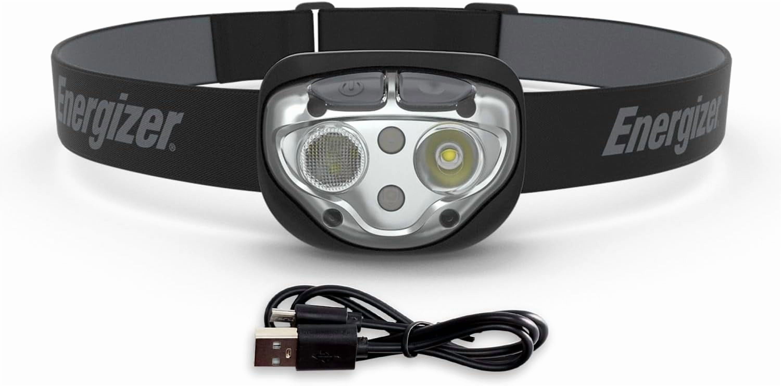 PRO-400 Headlamp Rechargeable, IPX4 Water Resistant Rechargeable ...