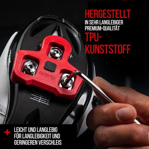 PRO BIKE TOOL Bike Cleats Compatible with Look KEO Cleats, Pedals (9 ...
