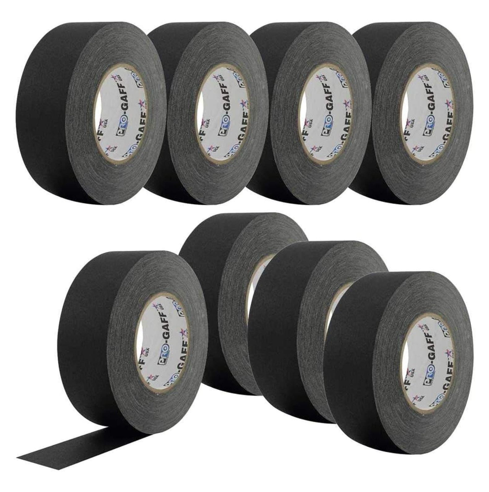 PRO Black Gaffers Stage Tape 2 Inch 55 yd 8-Pack - Walmart.com