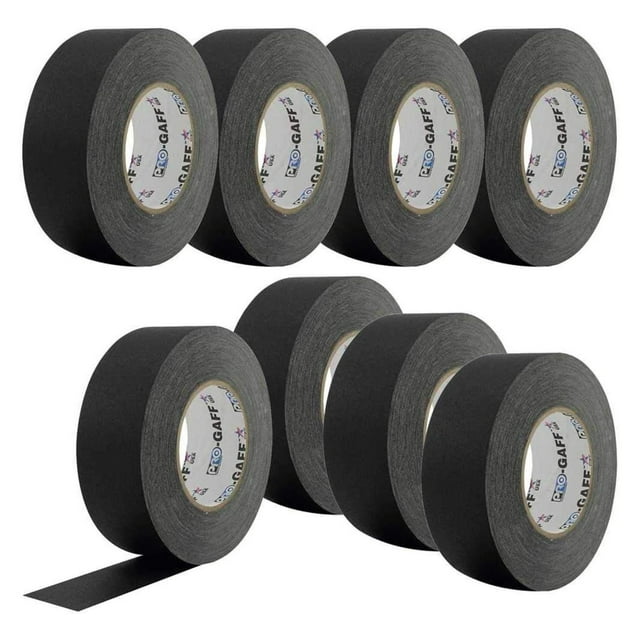 PRO Black Gaffers Stage Tape 2 Inch 55 yd 8-Pack - Walmart.com