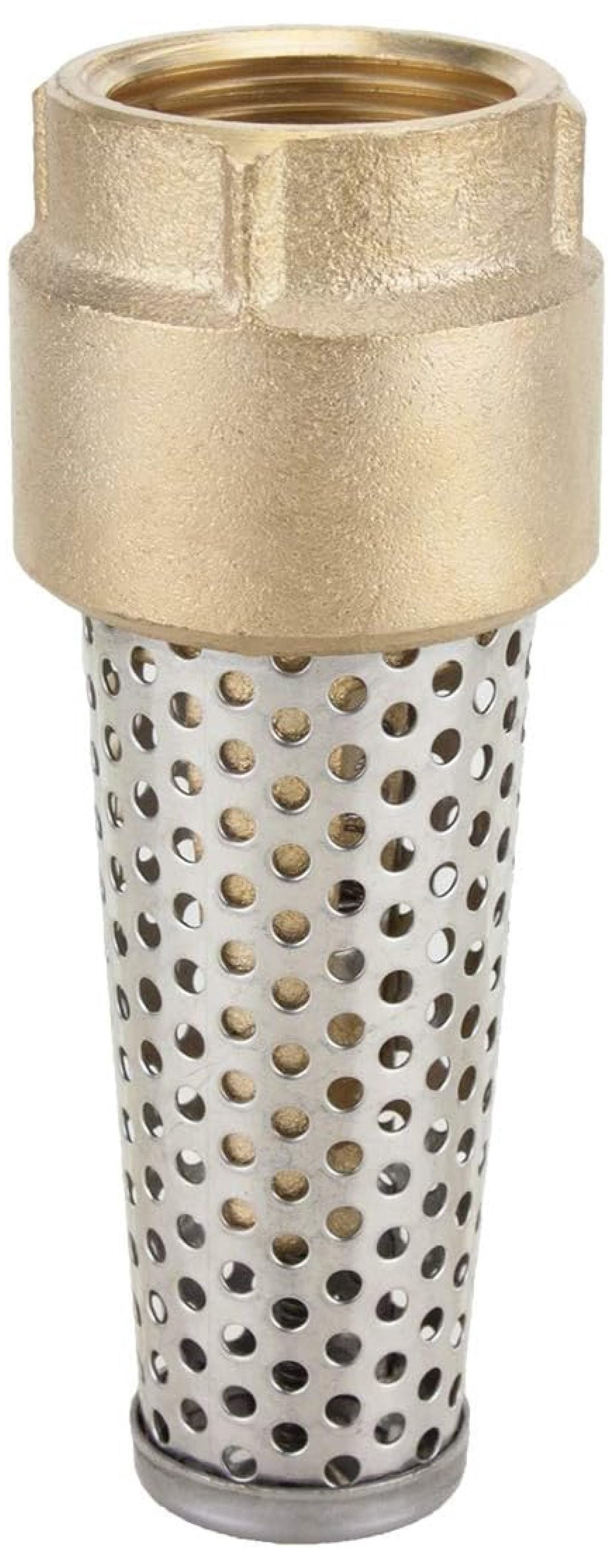 PRO Brass 1 Inch Foot for Well Jet Pumps, Maintains Pump Prime and ...