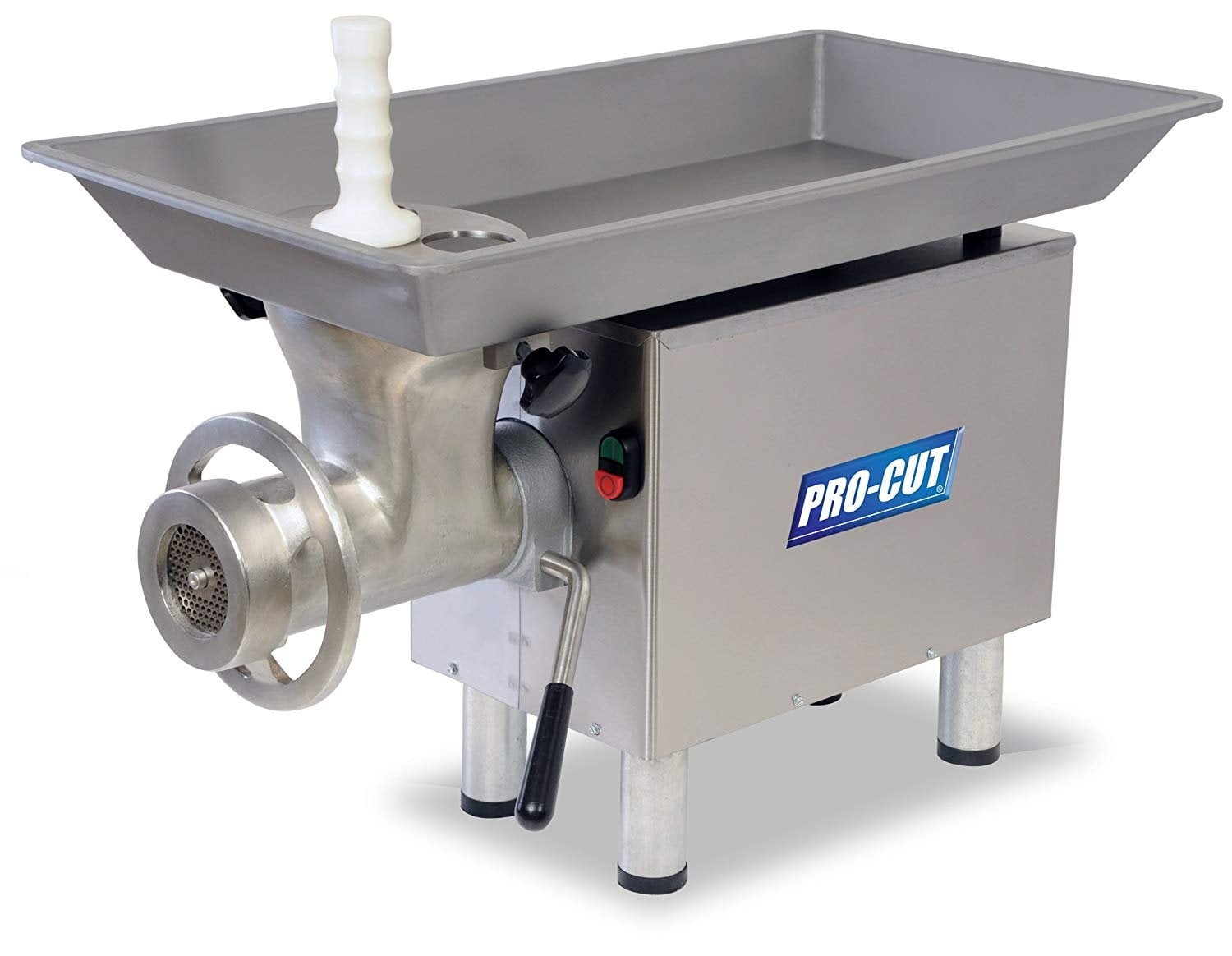 PRO-CUT KG-22-W Meat Grinder, 1 hp Motor, Stainless Steel Construction ...