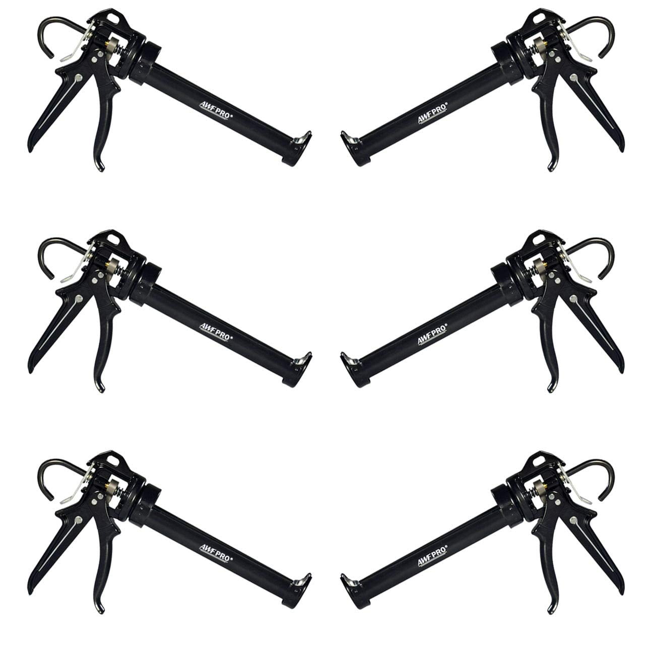 PRO Caulking Gun - Heavy Duty, Rotating Barrel, 10 oz Caulk Gun, 18:1 ...