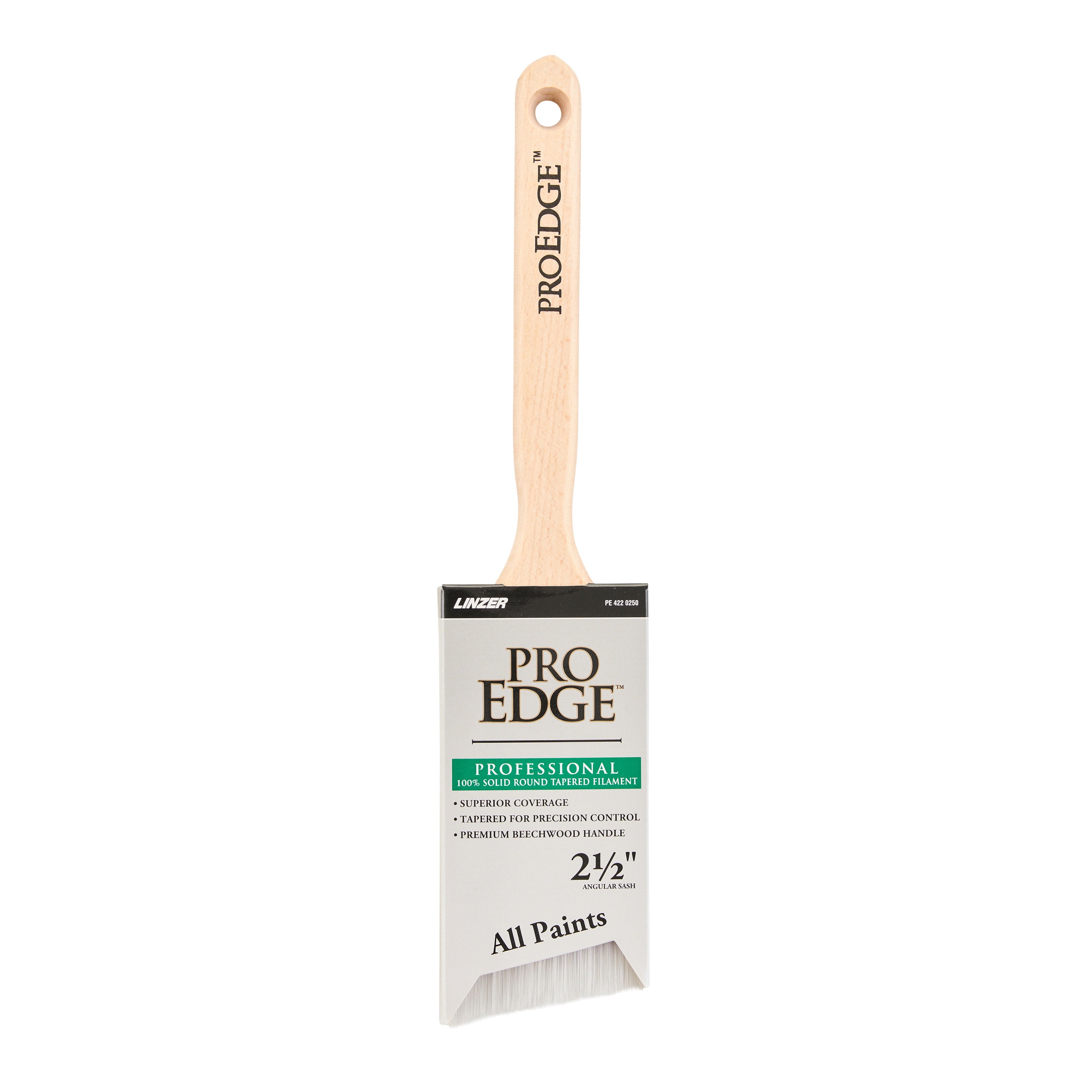 PRO EDGE by Linzer 2.5" CT Formula Angle Paint Brush - Walmart.com