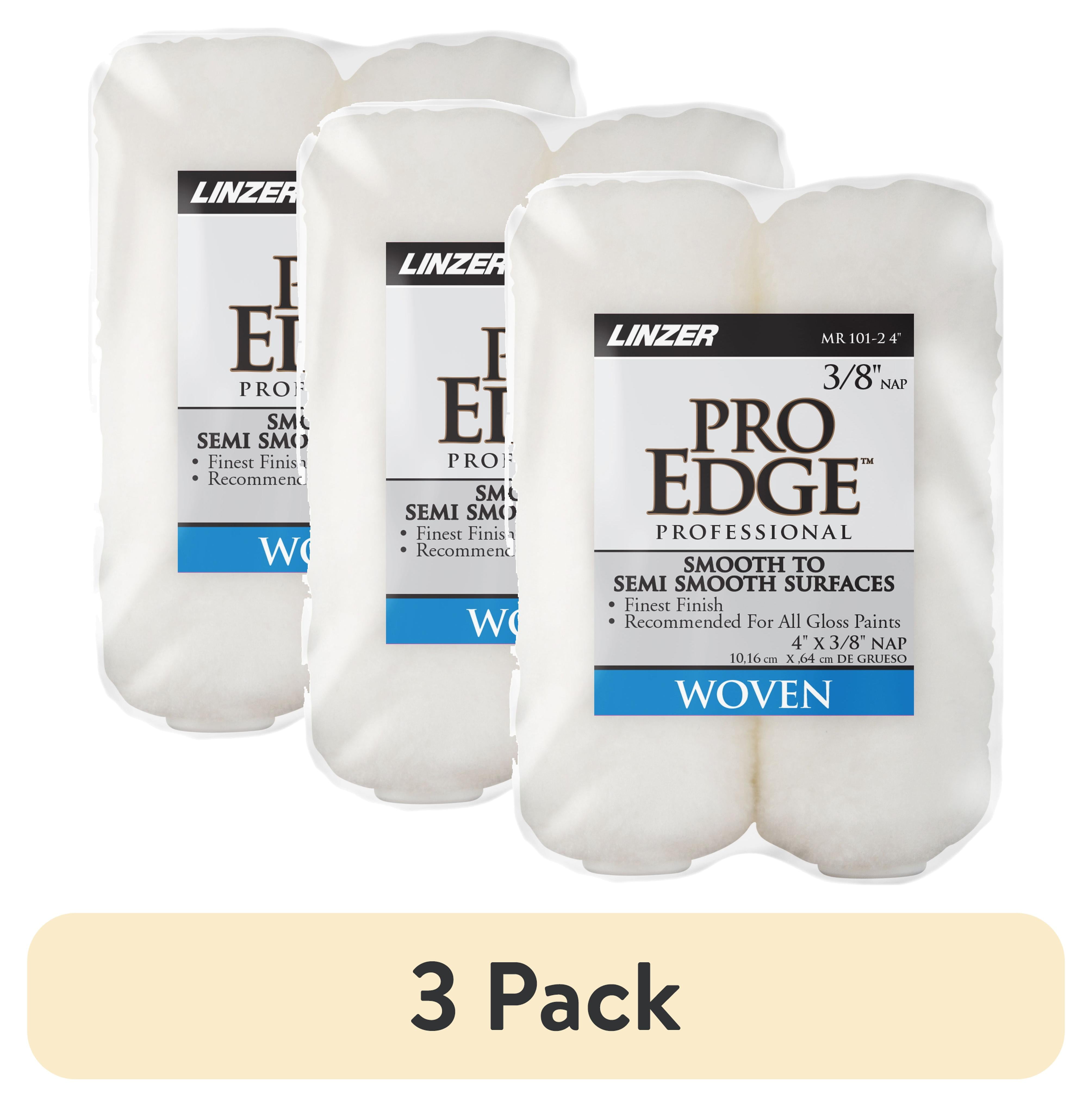 (3 pack) PRO EDGE by Linzer 4x3/8" Versatile Mini Paint Roller 2 Pack ...