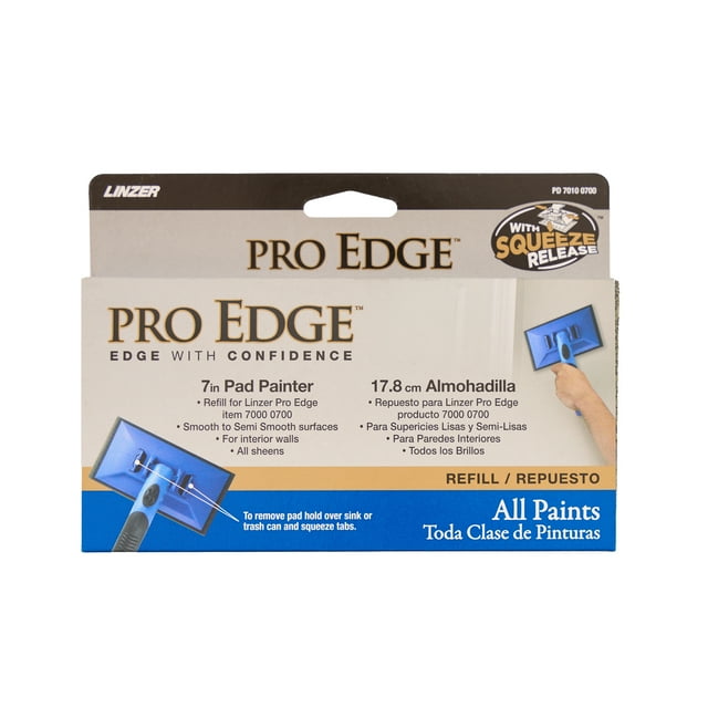 PRO EDGE by Linzer 7” Pad Painter Refill for All Paints & Stains ...