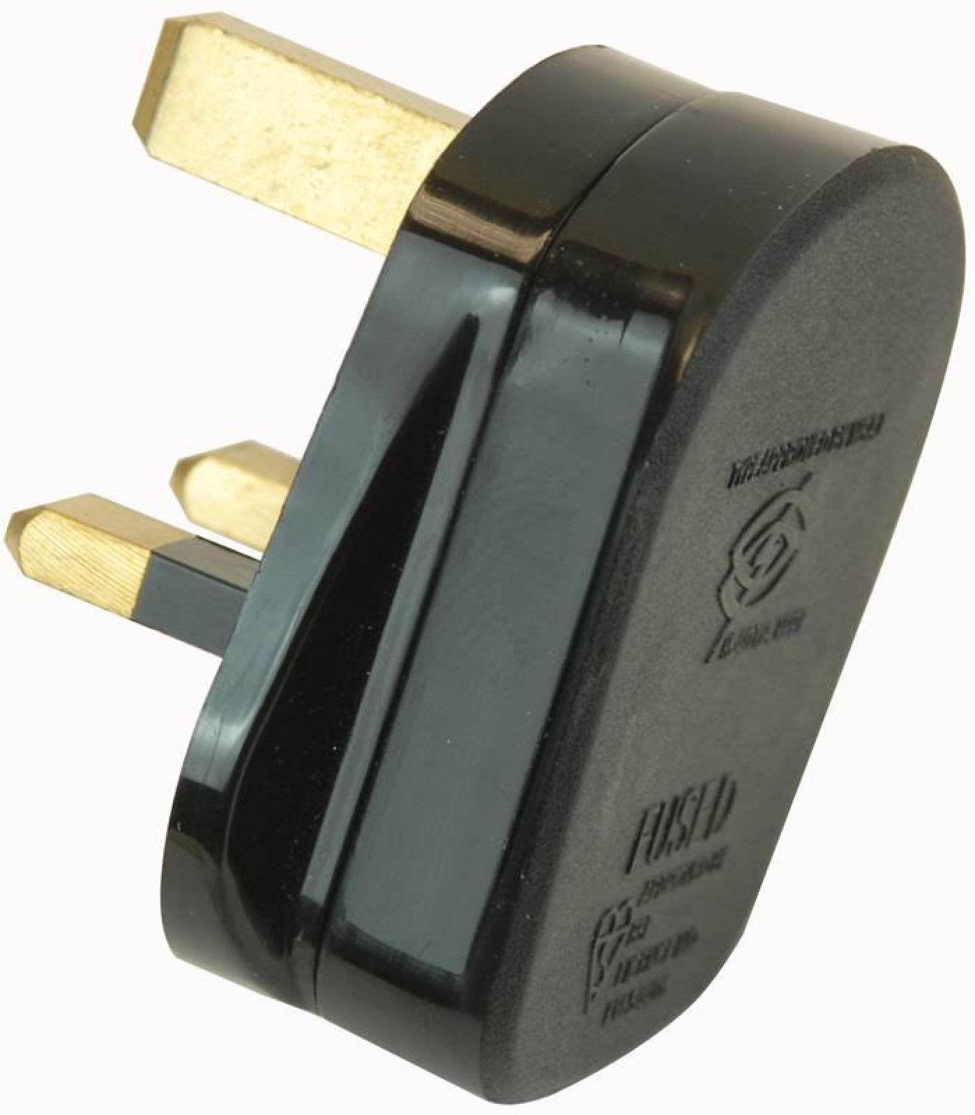 PRO ELEC - 5A Plug with Quickfit Cord Grip, Black - Walmart.com