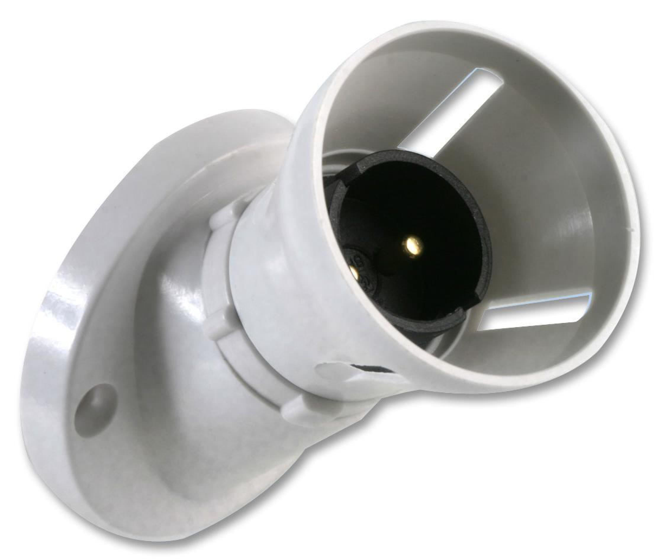 PRO ELEC - BC Angled Lamp Batten Holder with HO Skirt - Walmart.com