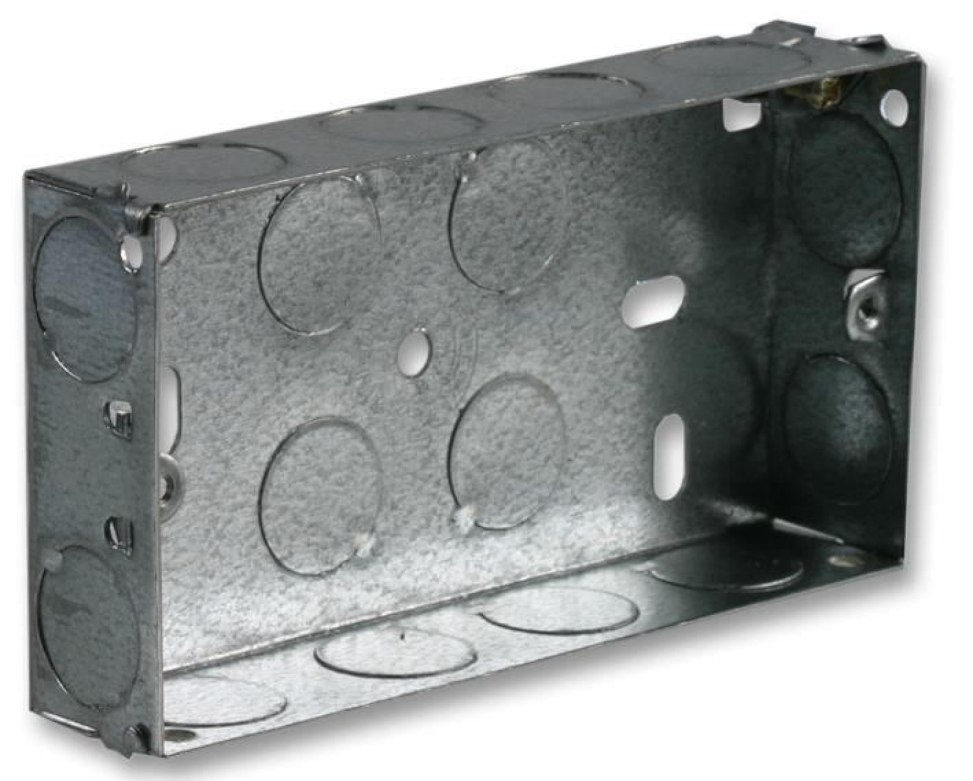 PRO ELEC - Double Metal Back Box, 25mm - Walmart.com