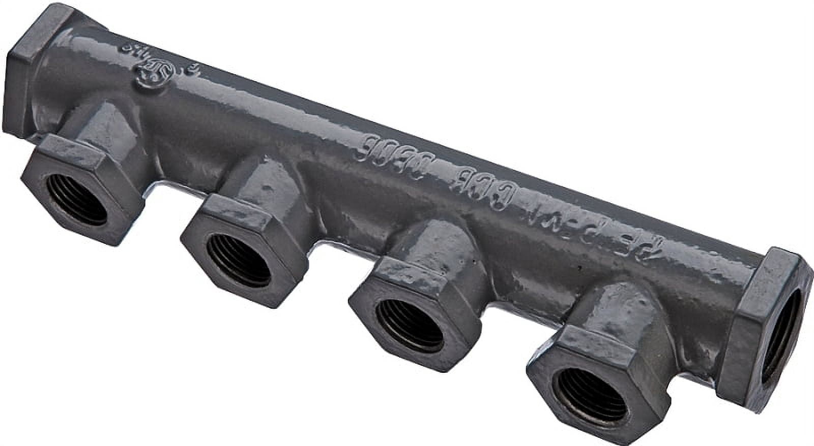 PRO-FLEX PFMN-CCB Manifold, 3/4 in Inlet, 4-Outlet, 1/2 in Outlet ...