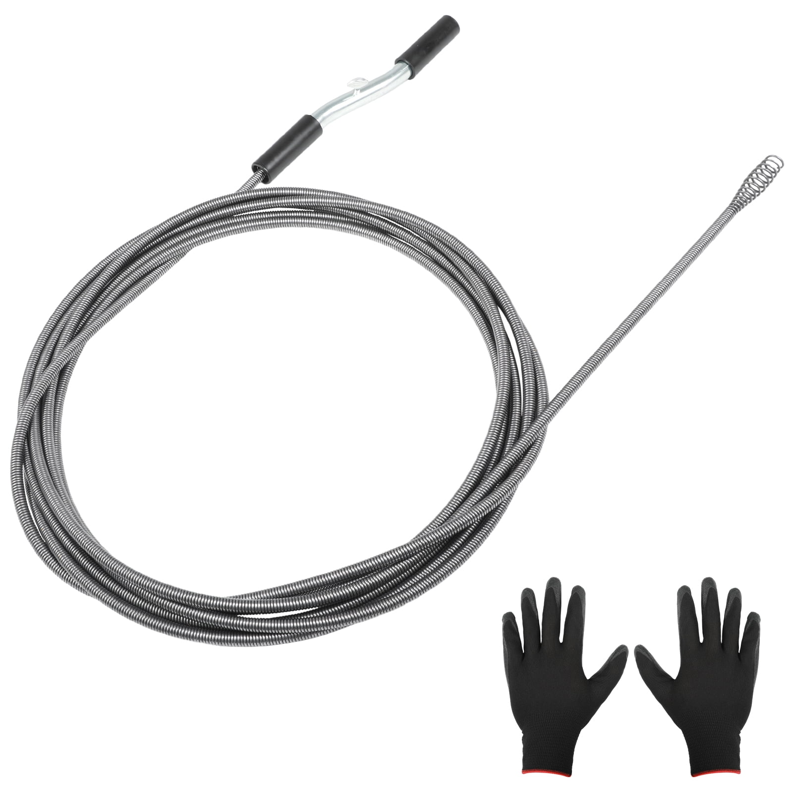 PRO-FOR 25FT Handheld Drain Auger, Heavy Duty Plumbing Snake for ...