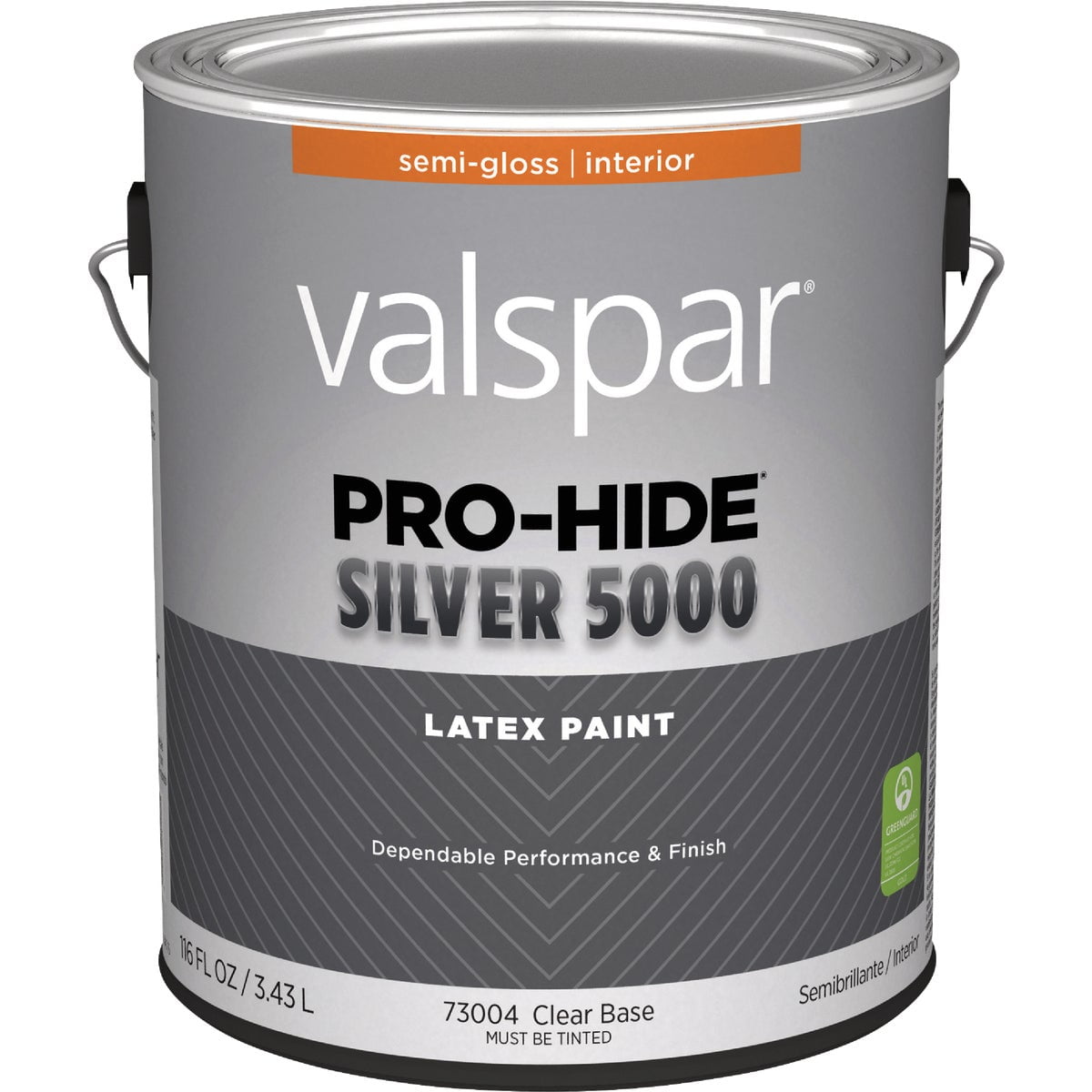 Valspar 028.0073004.007 Pro-Hide Silver 5000 Interior Paint, Semi-Gloss ...
