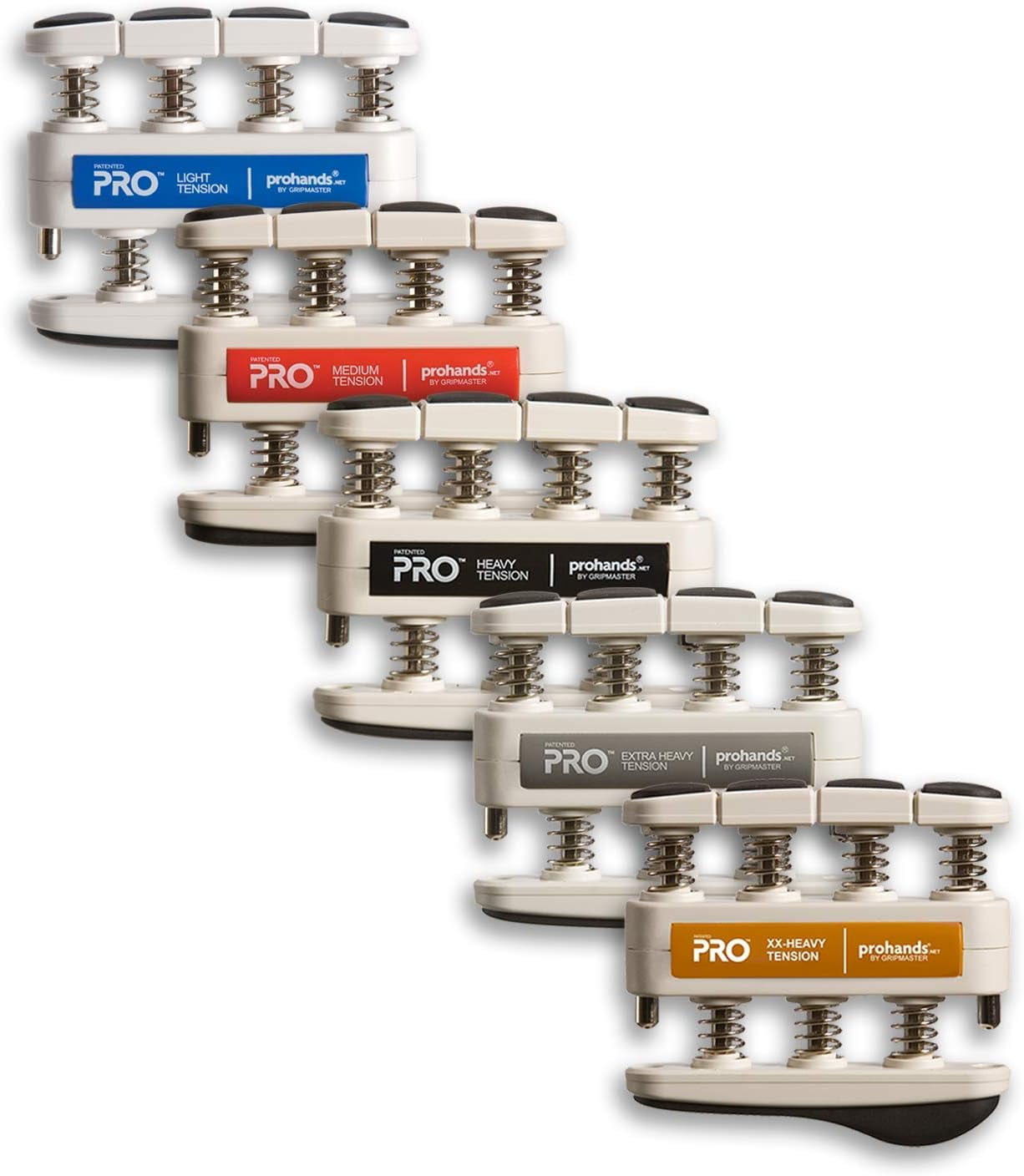 PRO Hand Exerciser, Finger Exerciser (Hand Grip Strengthener), Spring ...