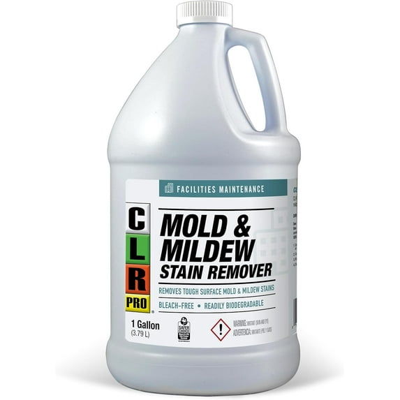 PRO Heavy Duty Bleach-Free Mold and Mildew Stain Remover, 1 Gallon ...