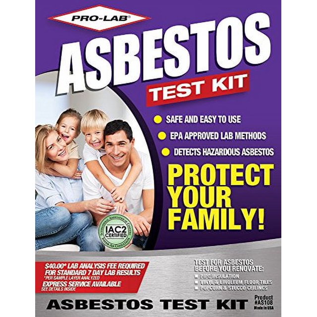 PRO-LAB Asbestos Do It Yourself Test Kit AS108 - Walmart.com