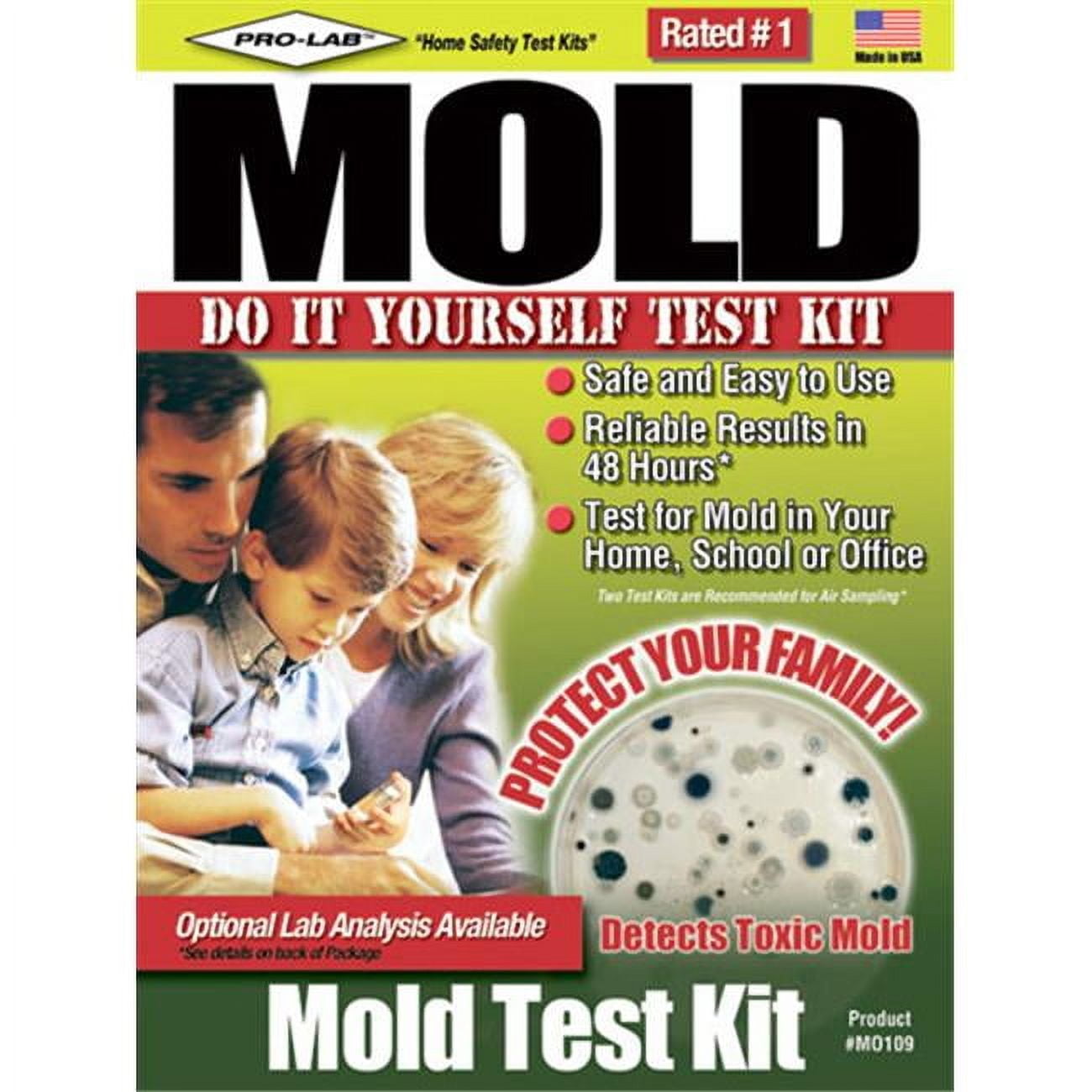 Pro-lab Incorporated DIY Mold Detection Tester Kit, Air Detector ...