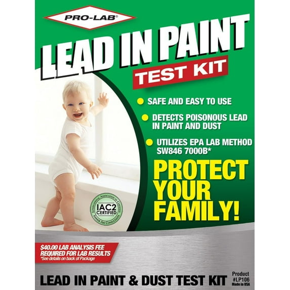 PRO-LAB Lead Paint and Dust Test Kit - Walmart.com