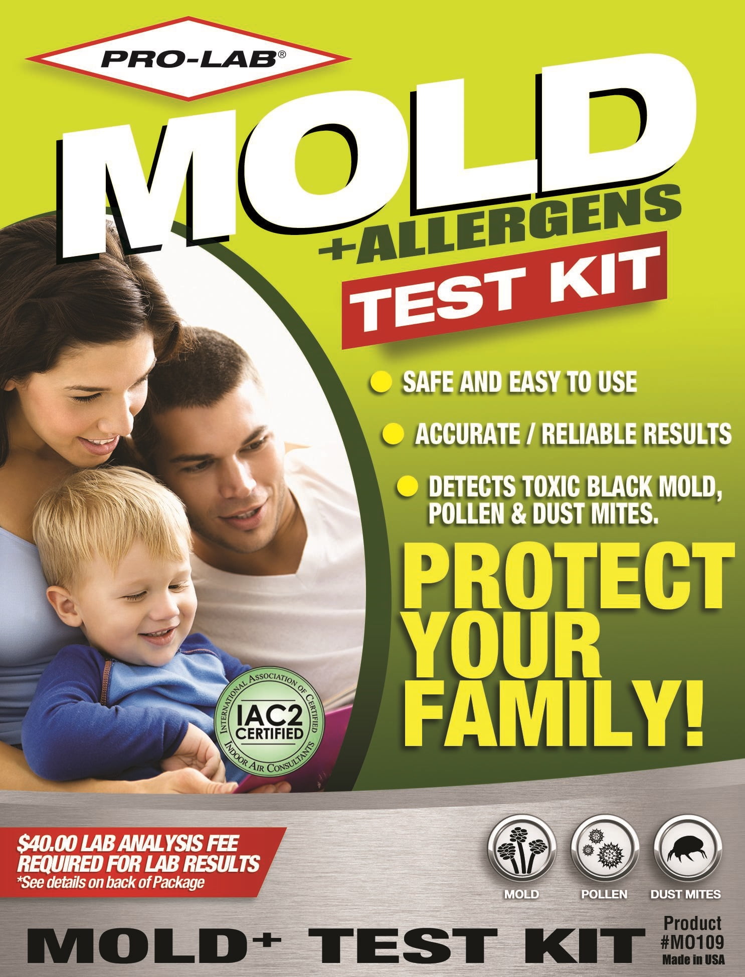 PRO-LAB Home DIY Mold Tester Kit: Mold Detection and Analysis - Walmart.com