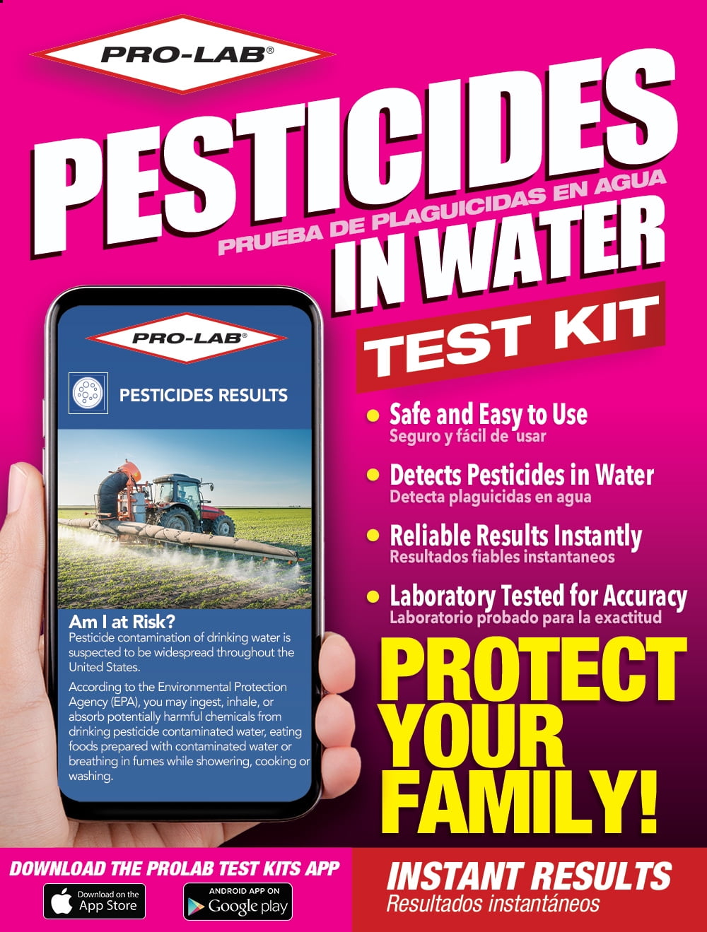 Professional Lab PE111 Professional Pesticide Test Kit - Walmart.com