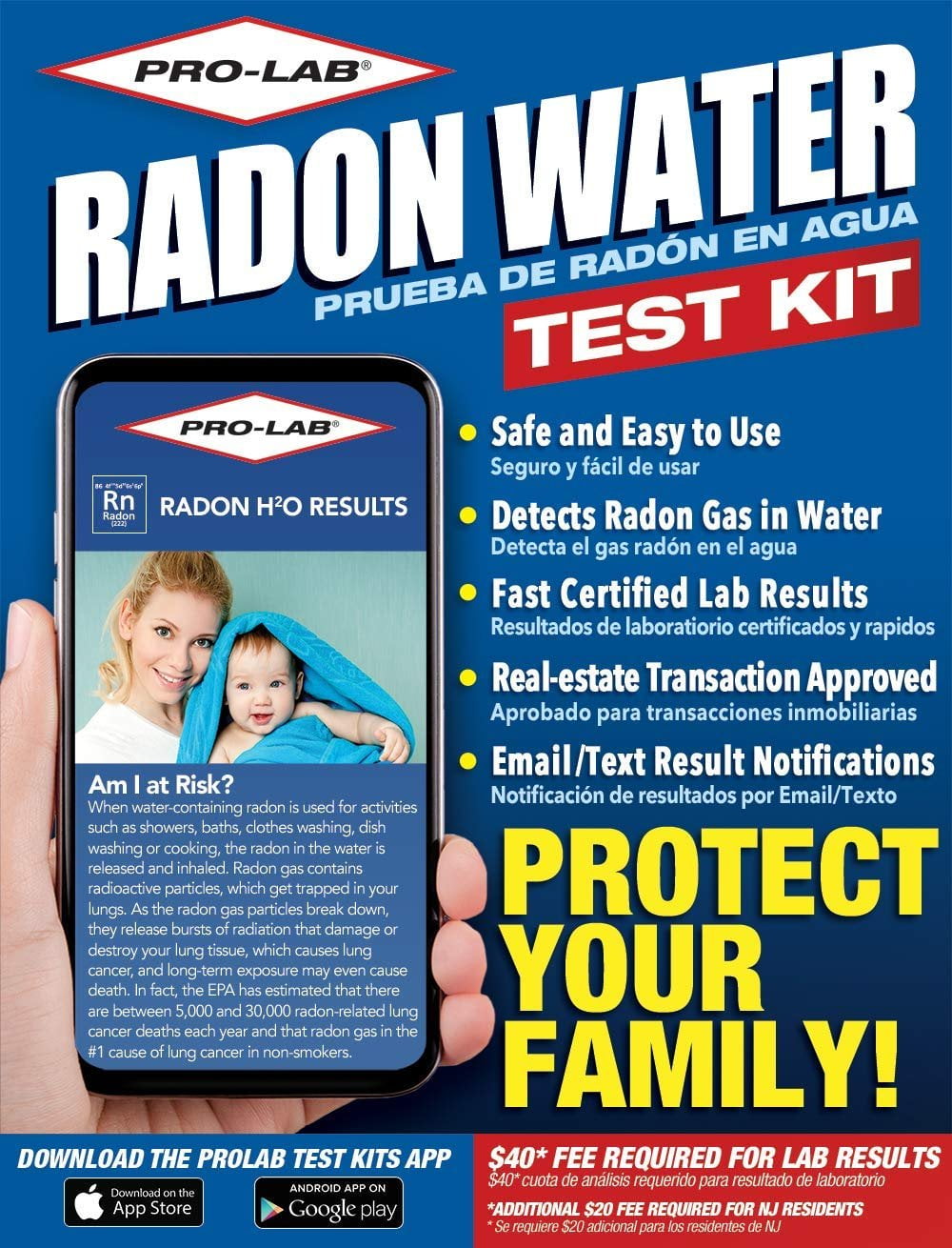 PRO-LAB Radon in Water Test Kit - Walmart.com