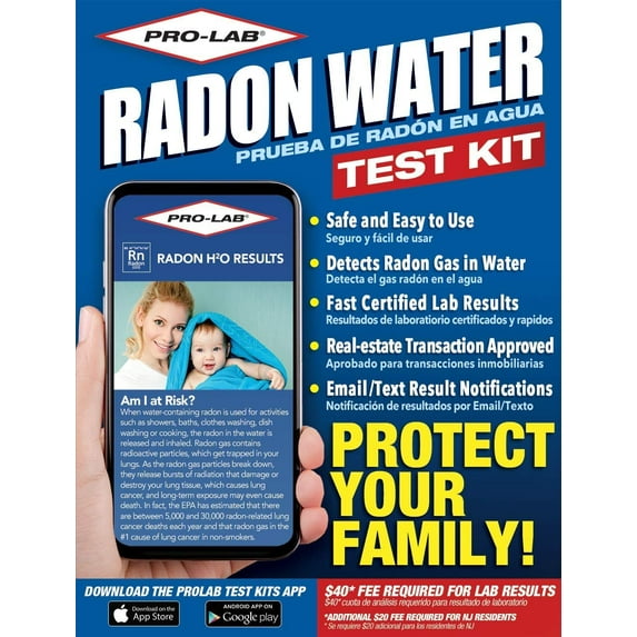 PRO-LAB Radon in Water Test Kit - Walmart.com