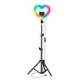 Supersonic SC2330RGB 10 inch Heart Shaped RGB Selfie Ring Light ...