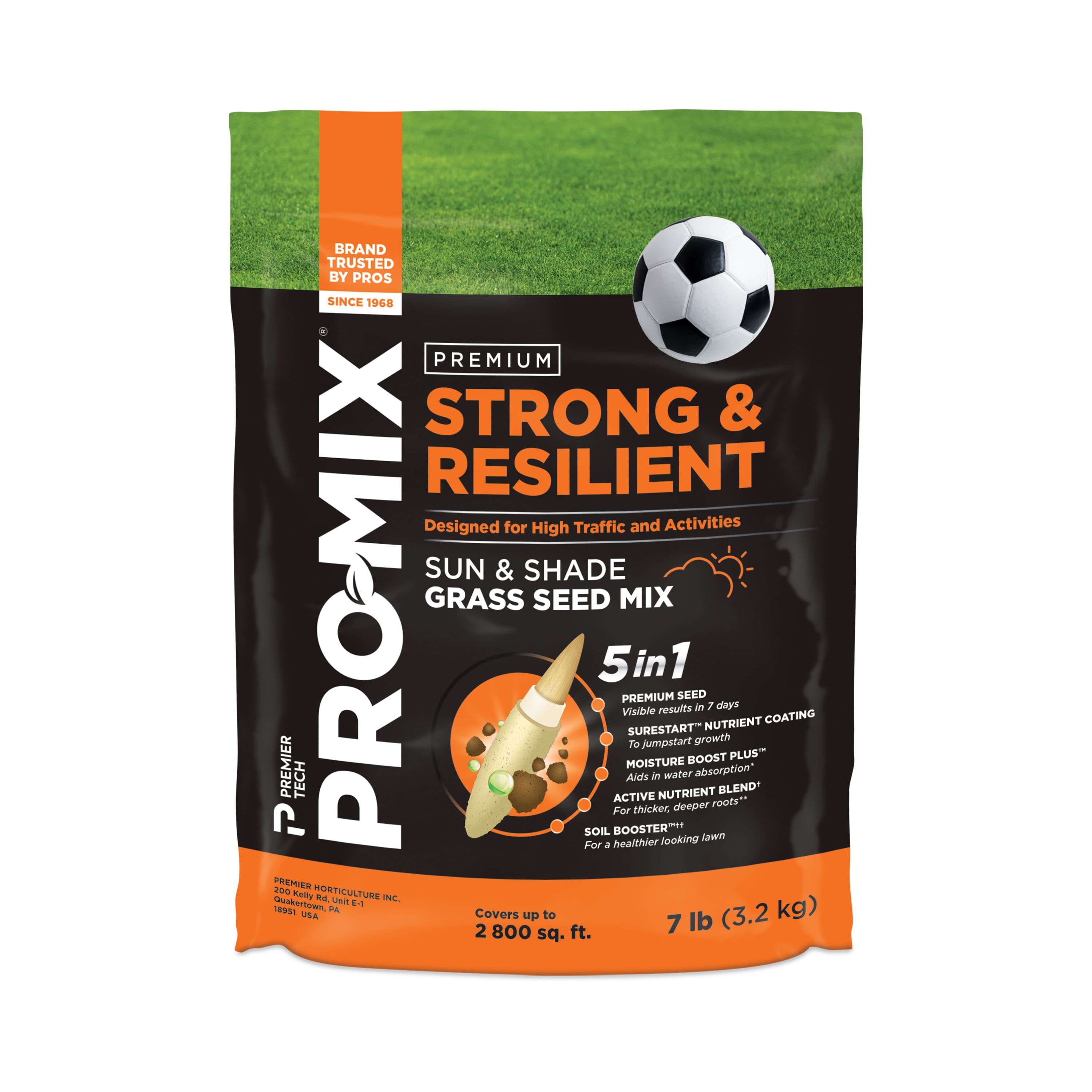 PRO-MIX Premium Strong & Resilient Lawngrass Grass Seed, 7 lbs ...