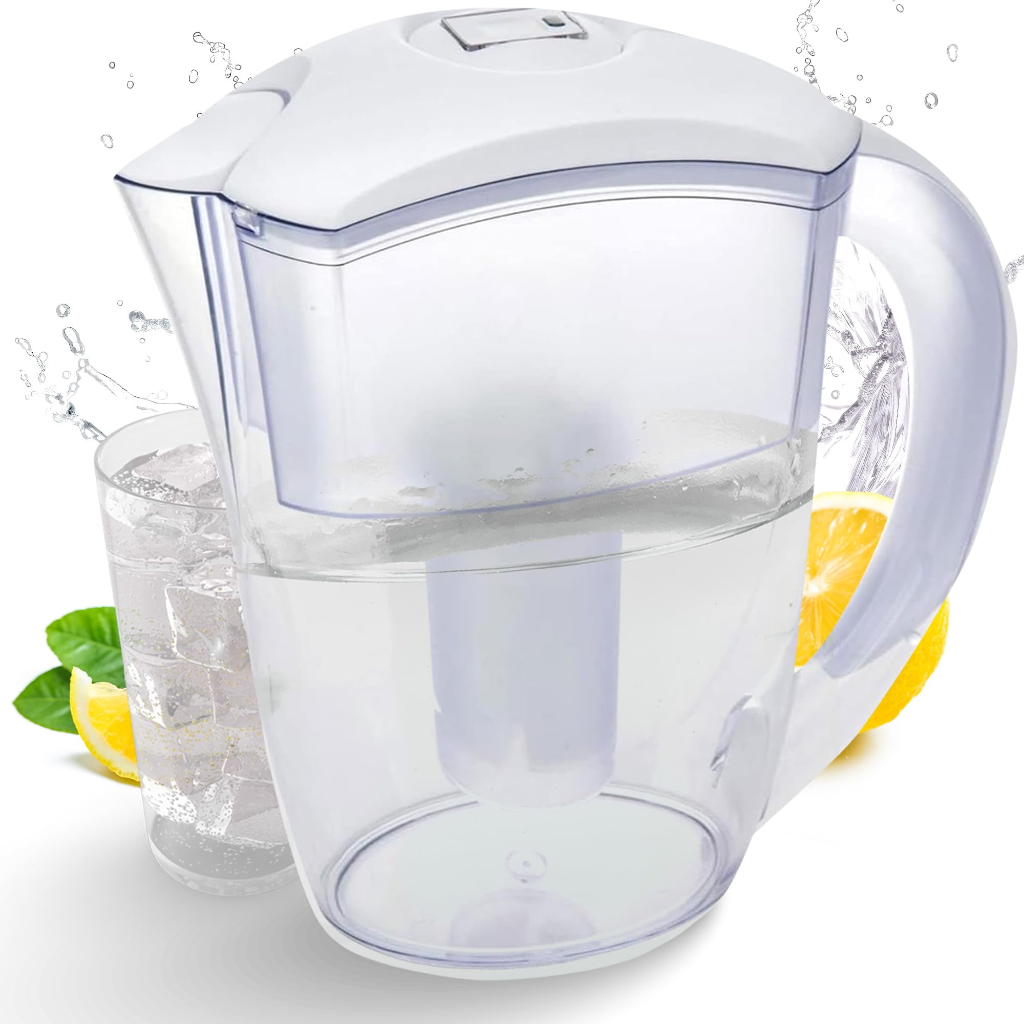 PRO OUTDOOR Purified Clean Crystal-Clear Water Filter Pitcher ...
