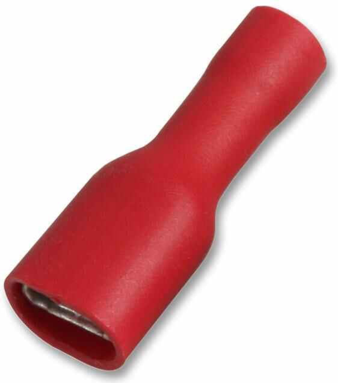 PRO POWER - Female Push On Crimp Terminals Red 12Am 4.8mm, 10 Pack ...