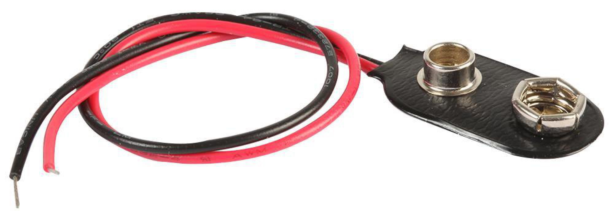 PRO POWER - Flexible 9 Volt PP3 Battery Connector with Wire, 5 Pack ...