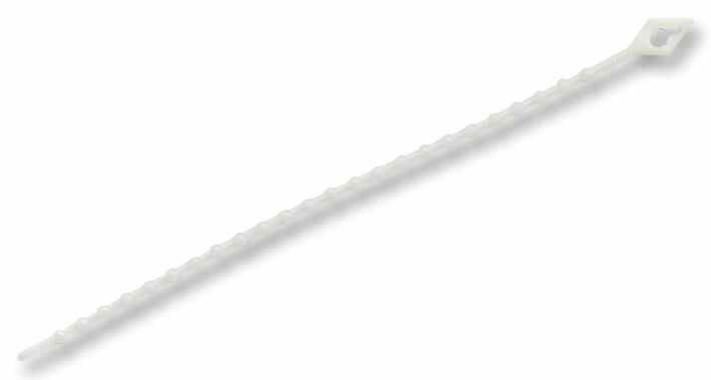 PRO POWER - Reusable Knot Cable Ties White 100mm Pack of 100 - Walmart ...