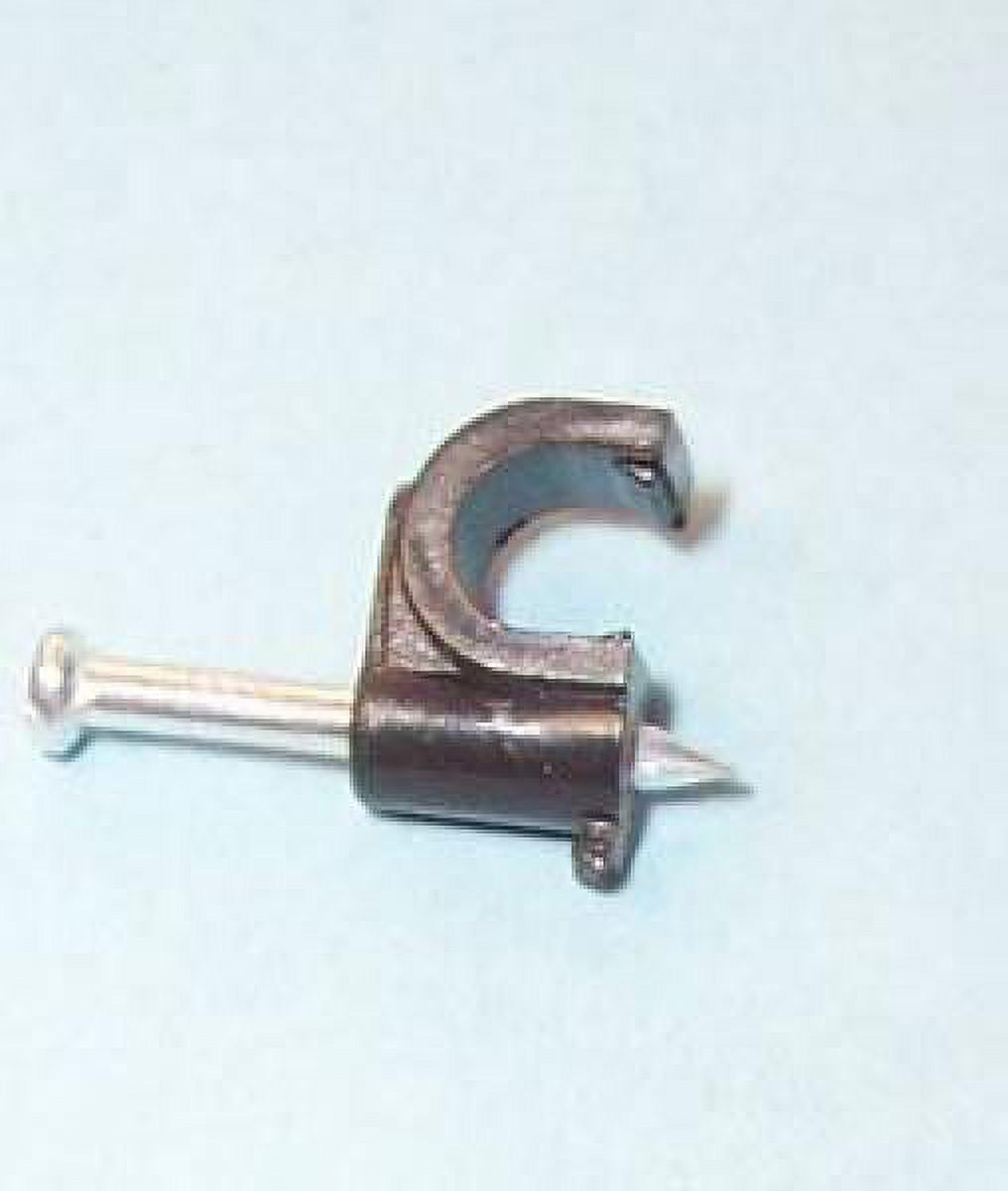 PRO POWER - Round Cable Clips Black 5.0mm 100 Pack - Walmart Business ...